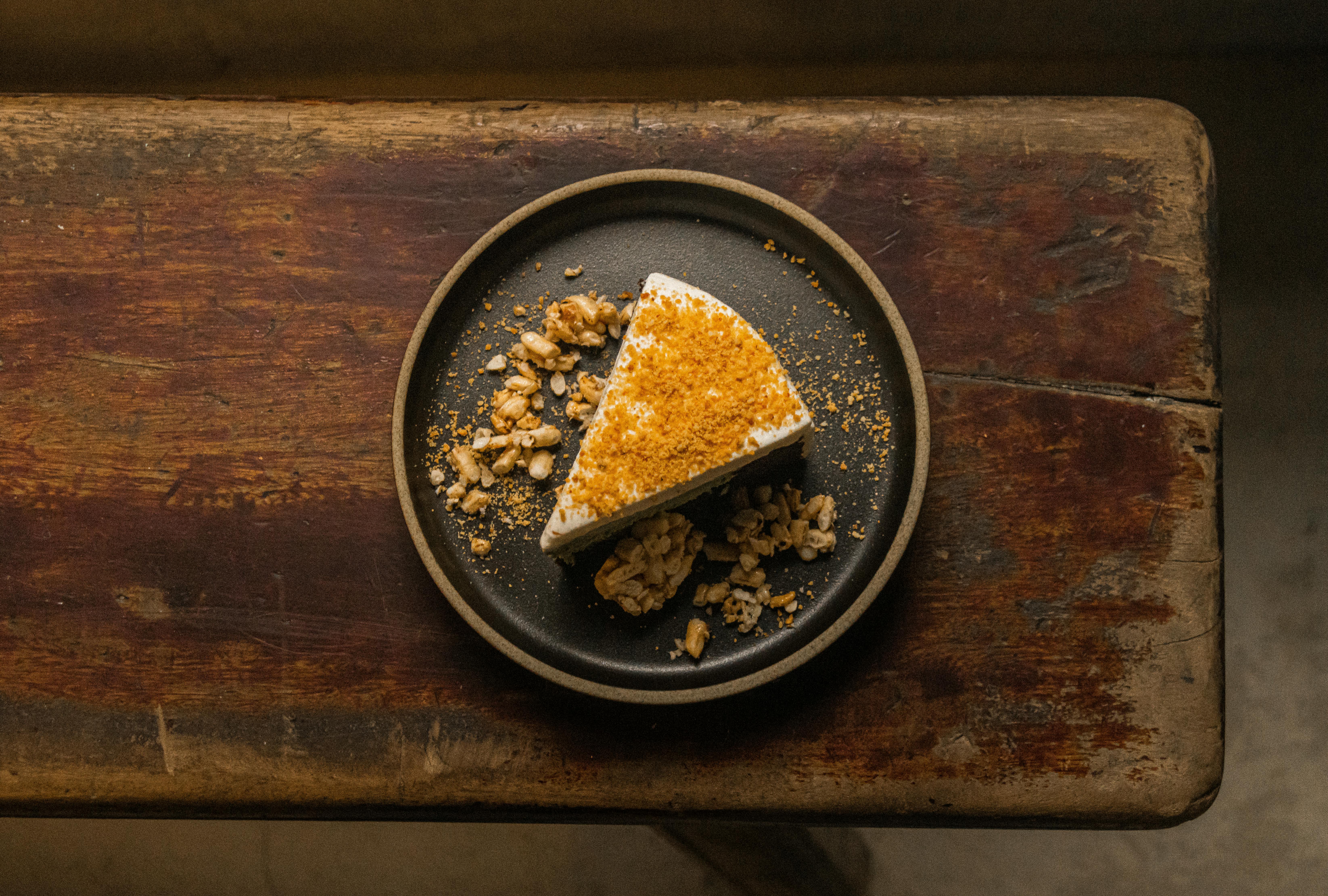 Close-Up Shot of a Slice of Cake on a Plate · Free Stock Photo