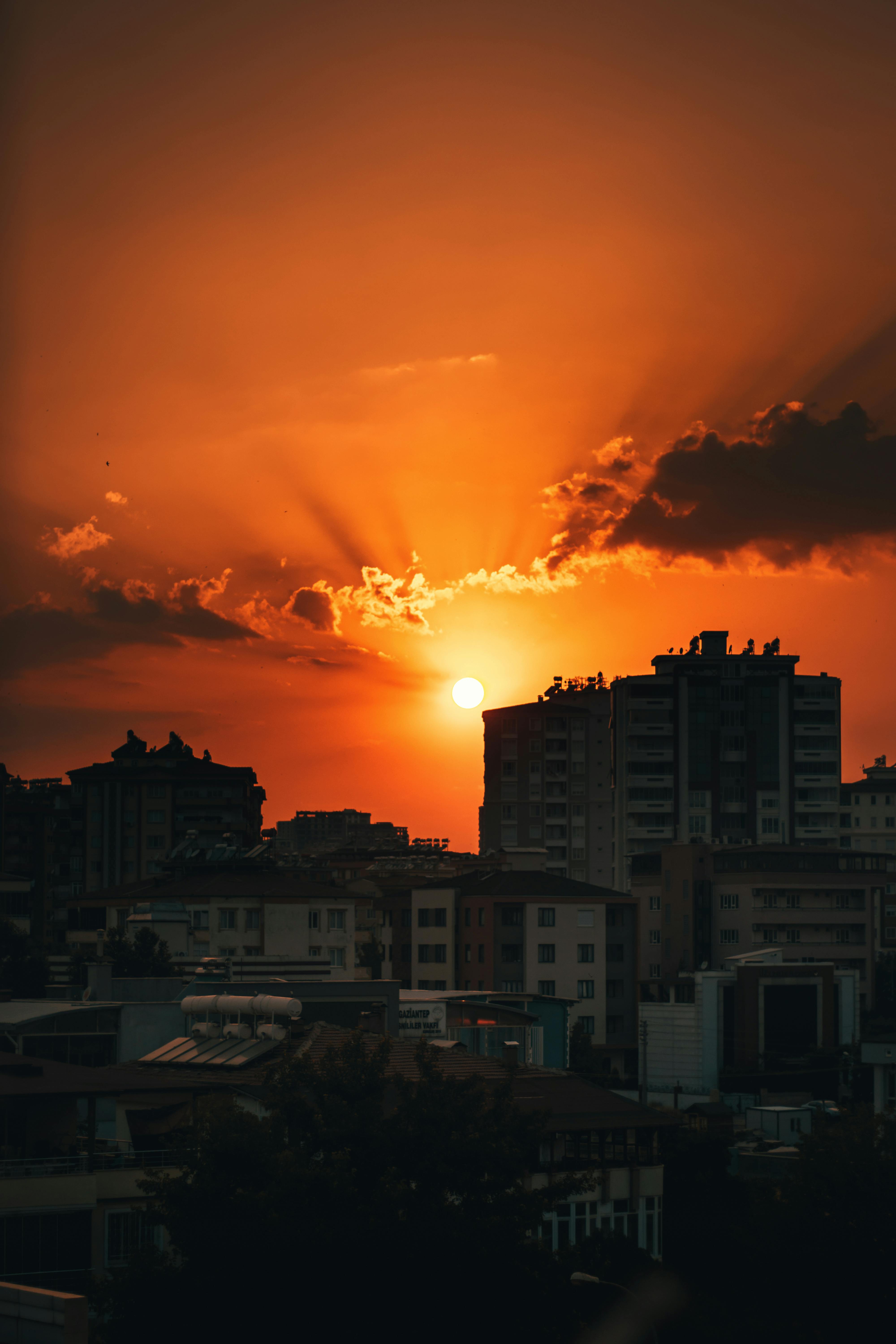 City Buildings during Sunset · Free Stock Photo