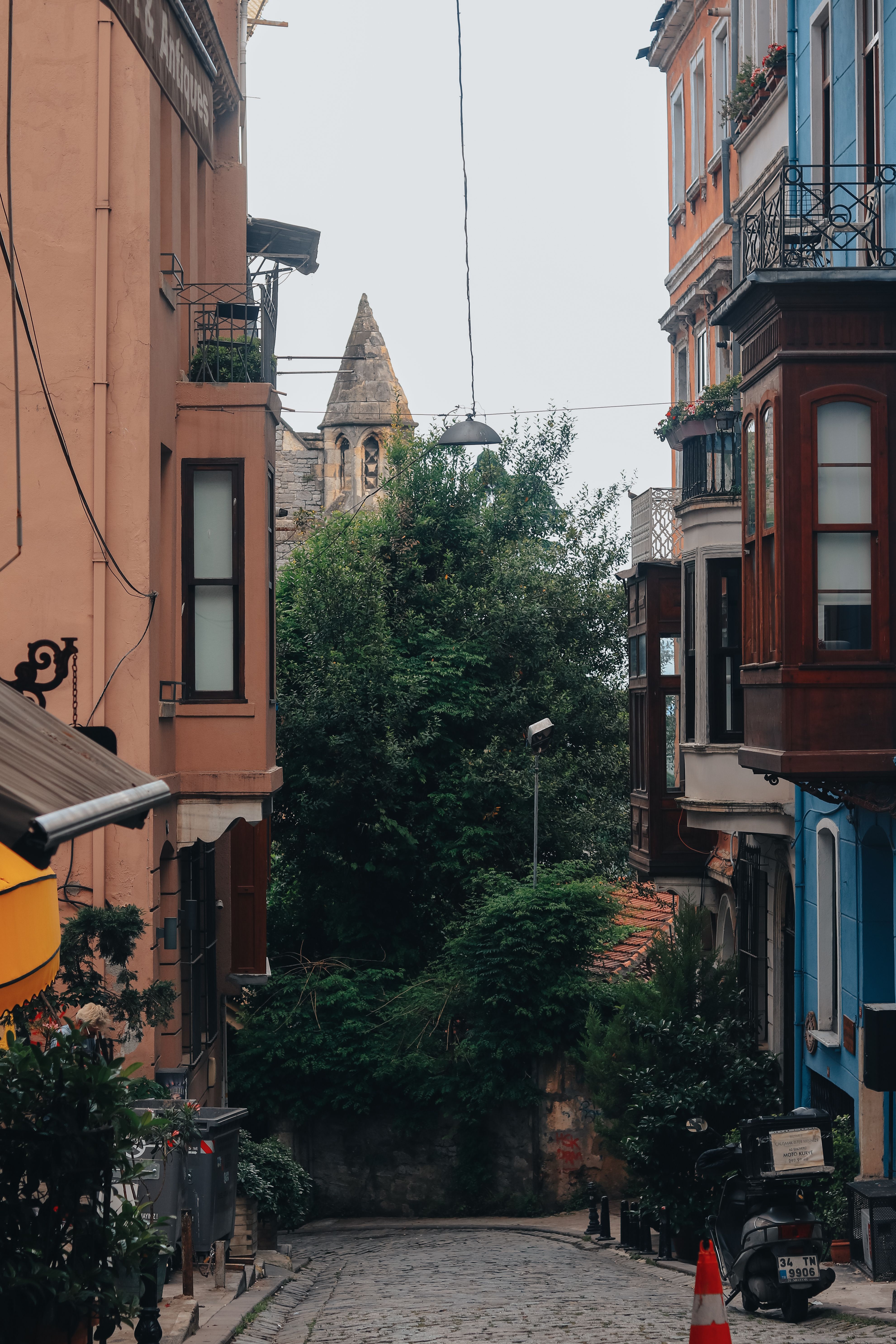 A Narrow Street in a Residential Area · Free Stock Photo
