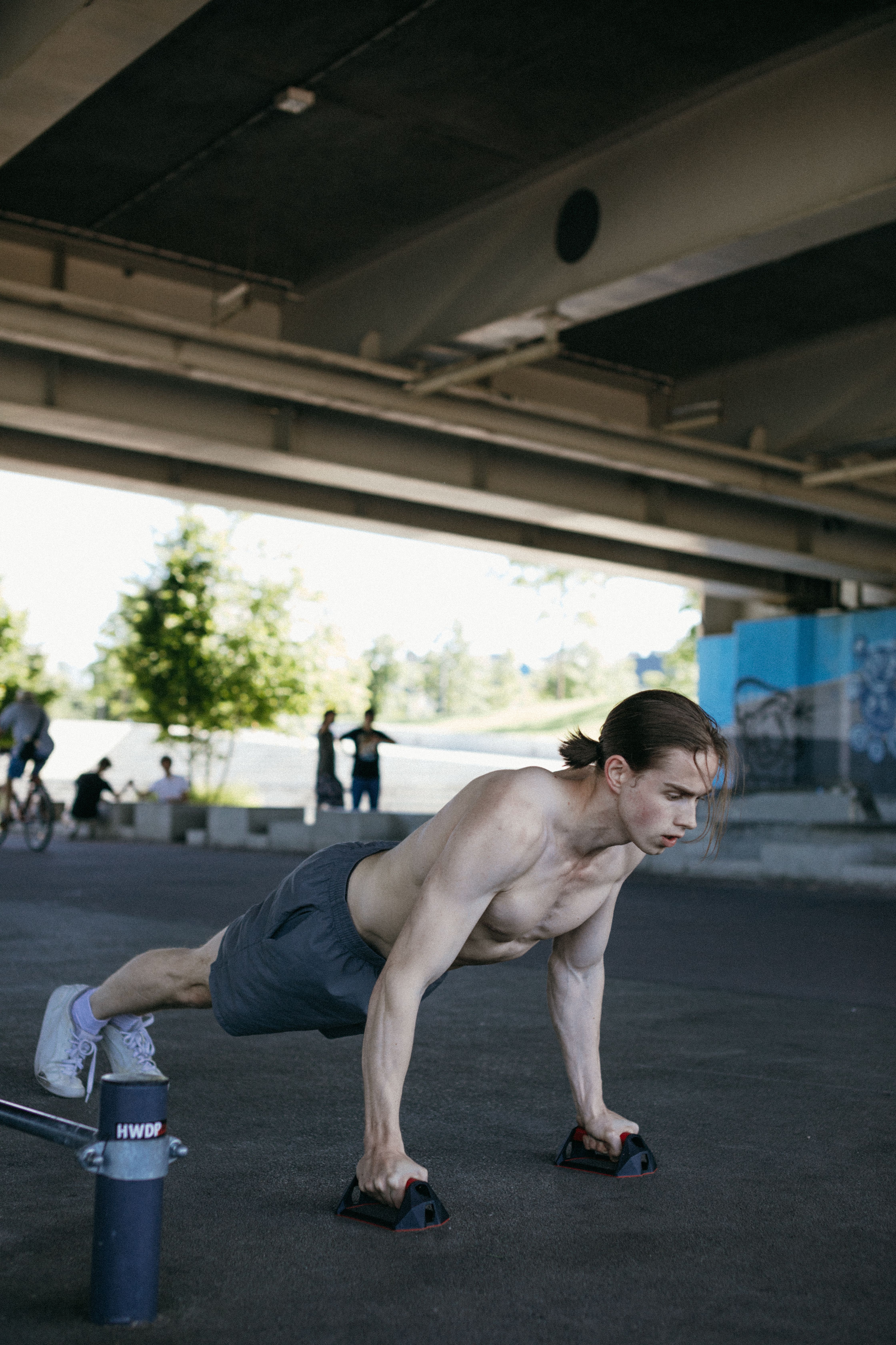 Shirtless Man Working Out · Free Stock Photo