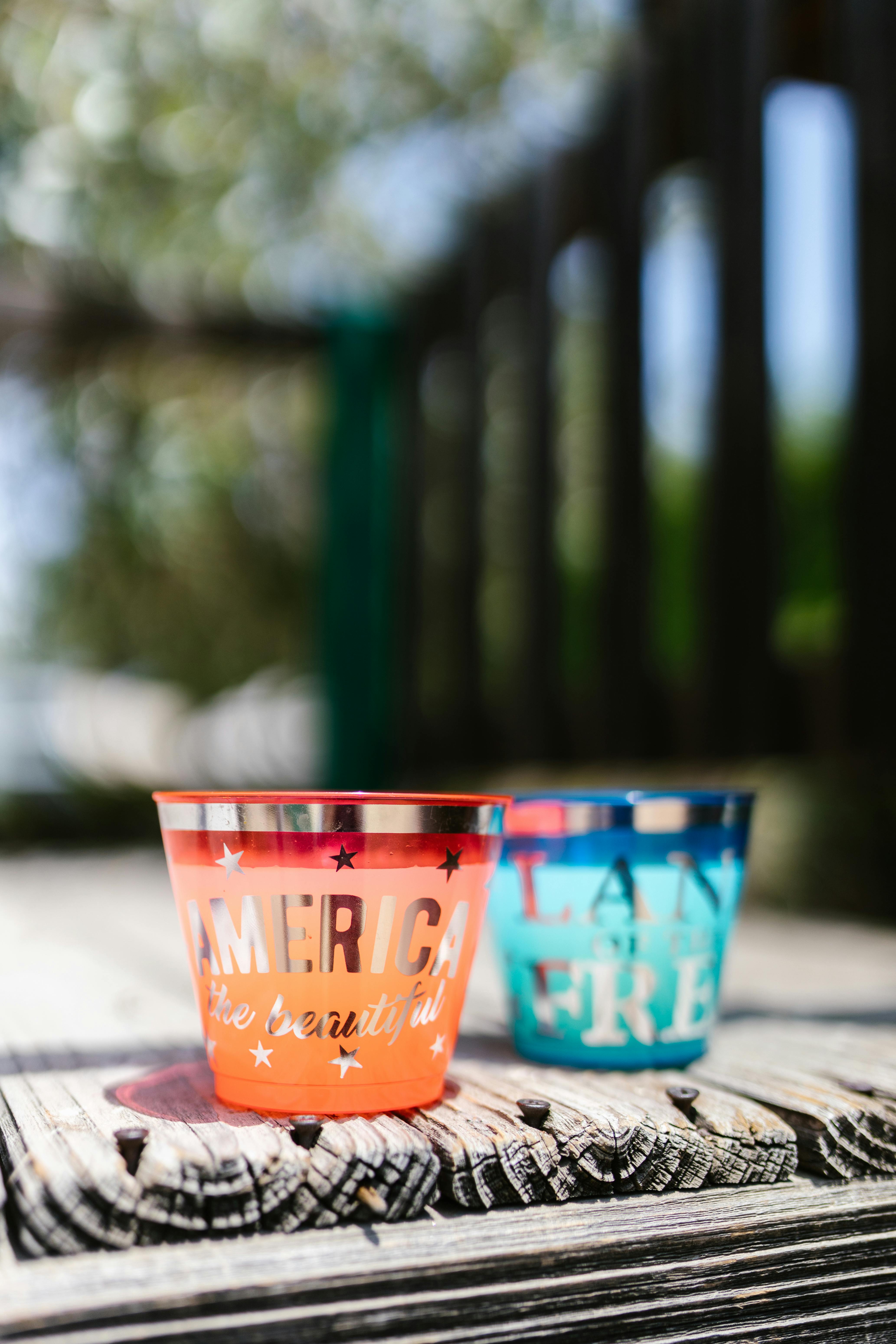 4th of July Paper Cups · Free Stock Photo