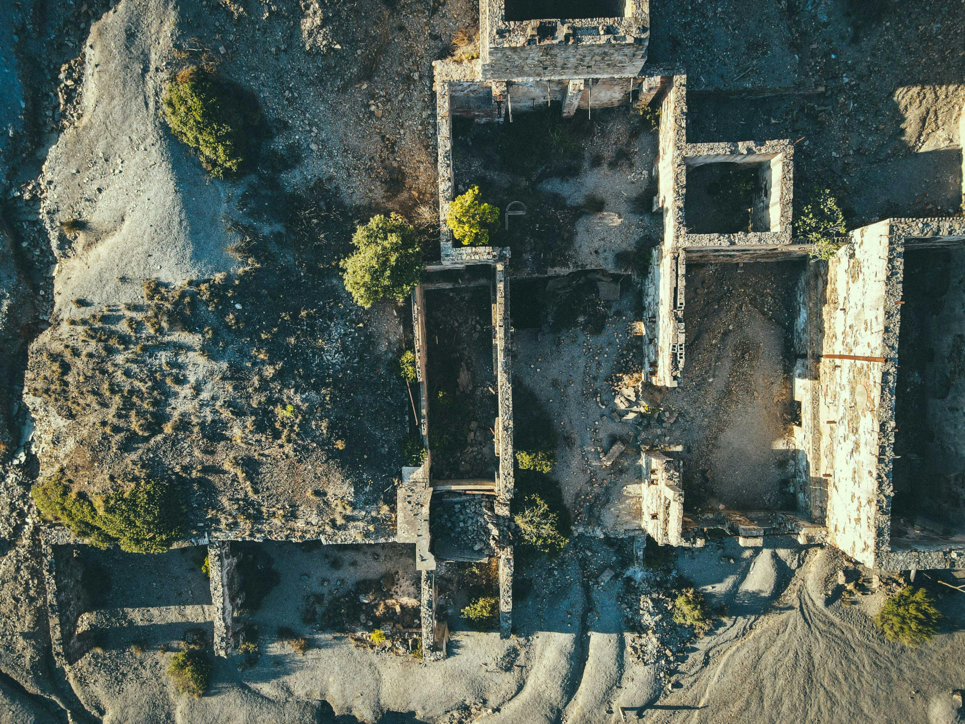 Top View of an Old Ruin · Free Stock Photo