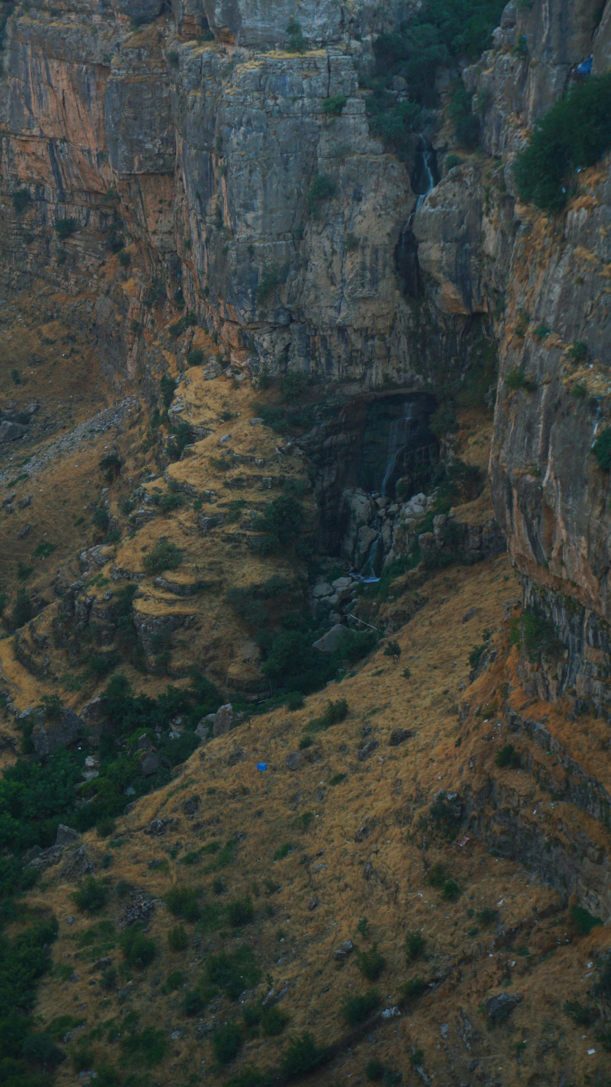 Waterfalls Surrounded by Tress · Free Stock Photo