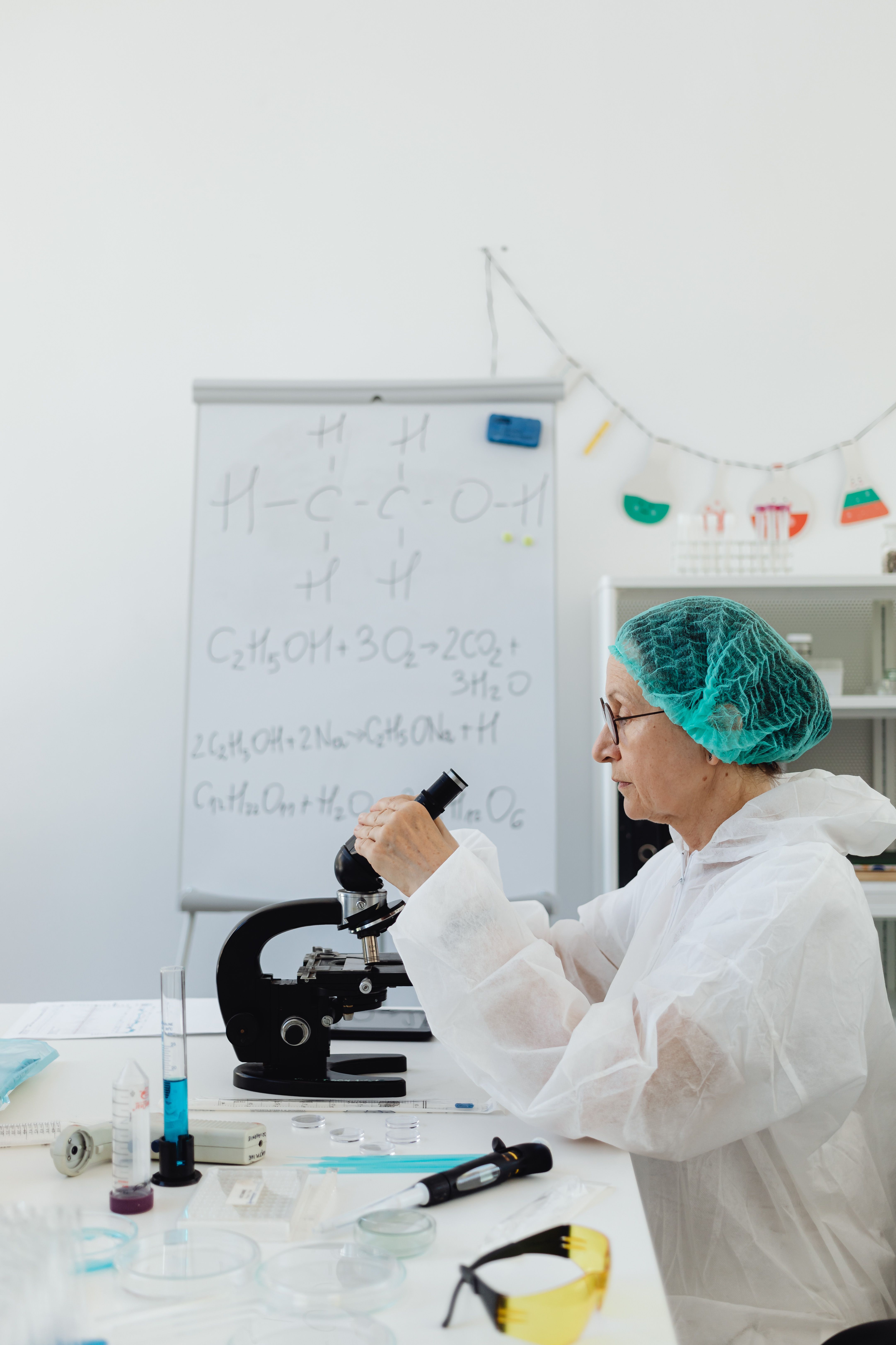 Woman Doing an Experiment · Free Stock Photo