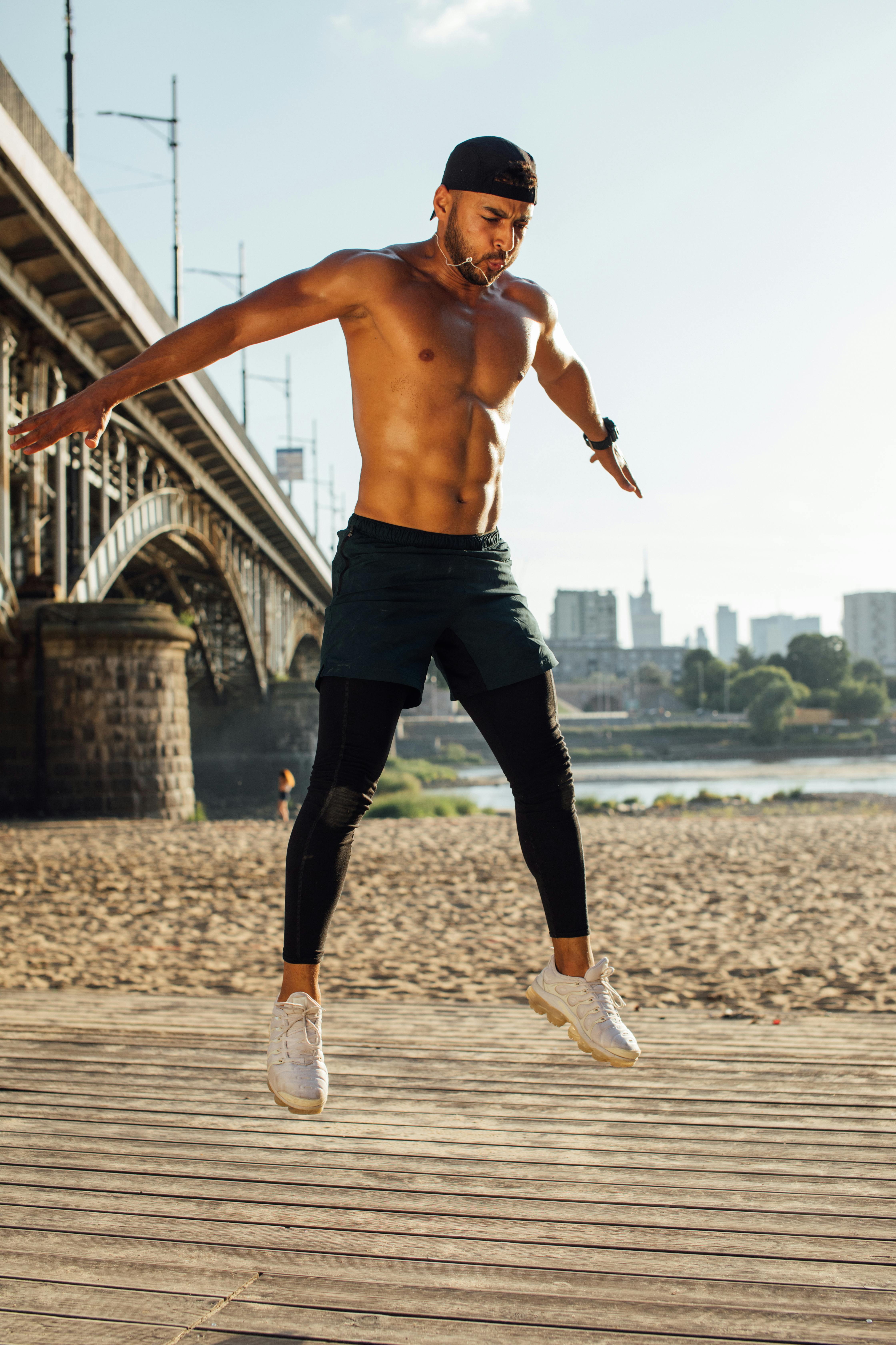 Man Doing Jumping Jacks · Free Stock Photo
