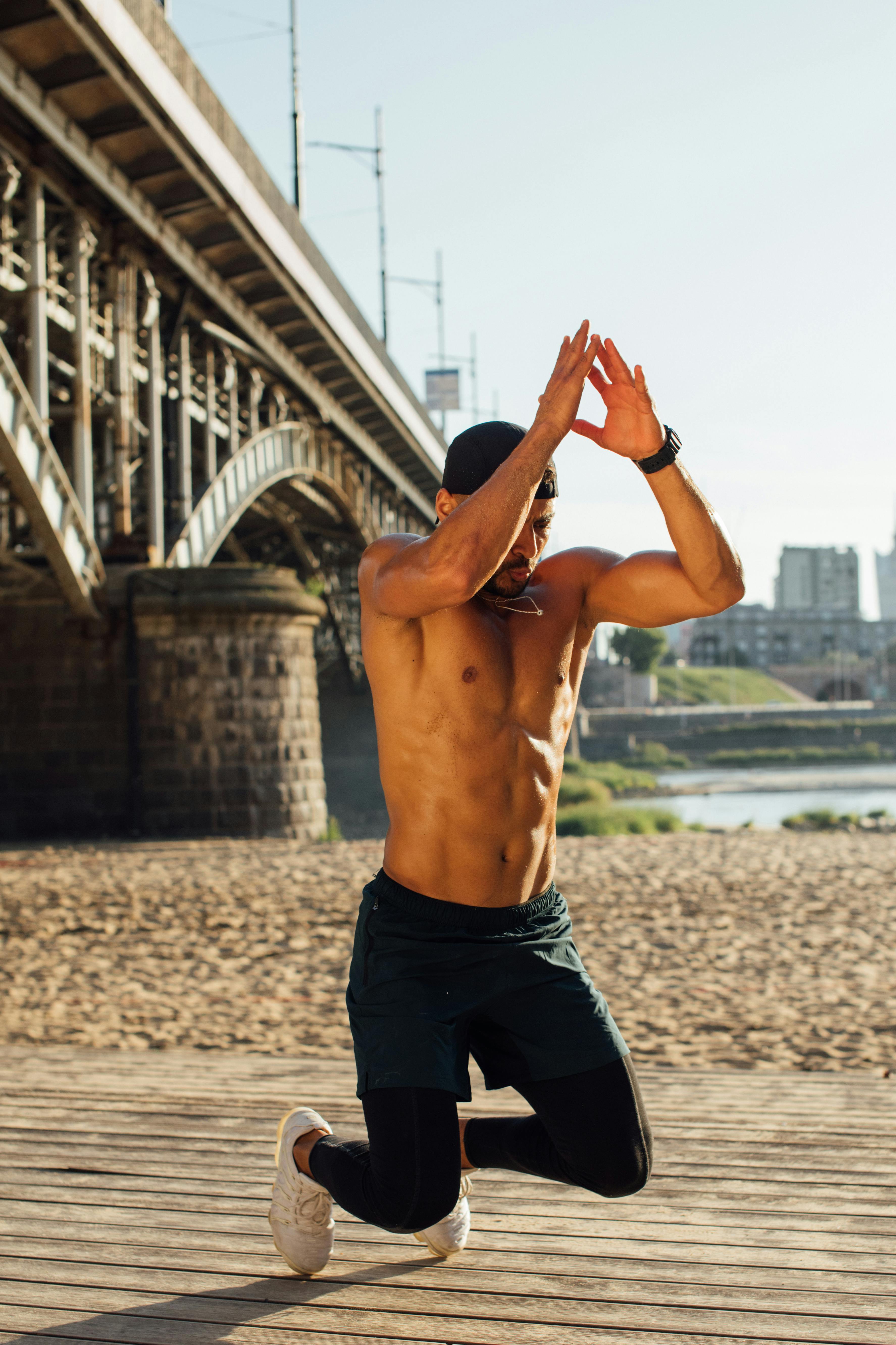 Man Doing Jumping Jacks · Free Stock Photo