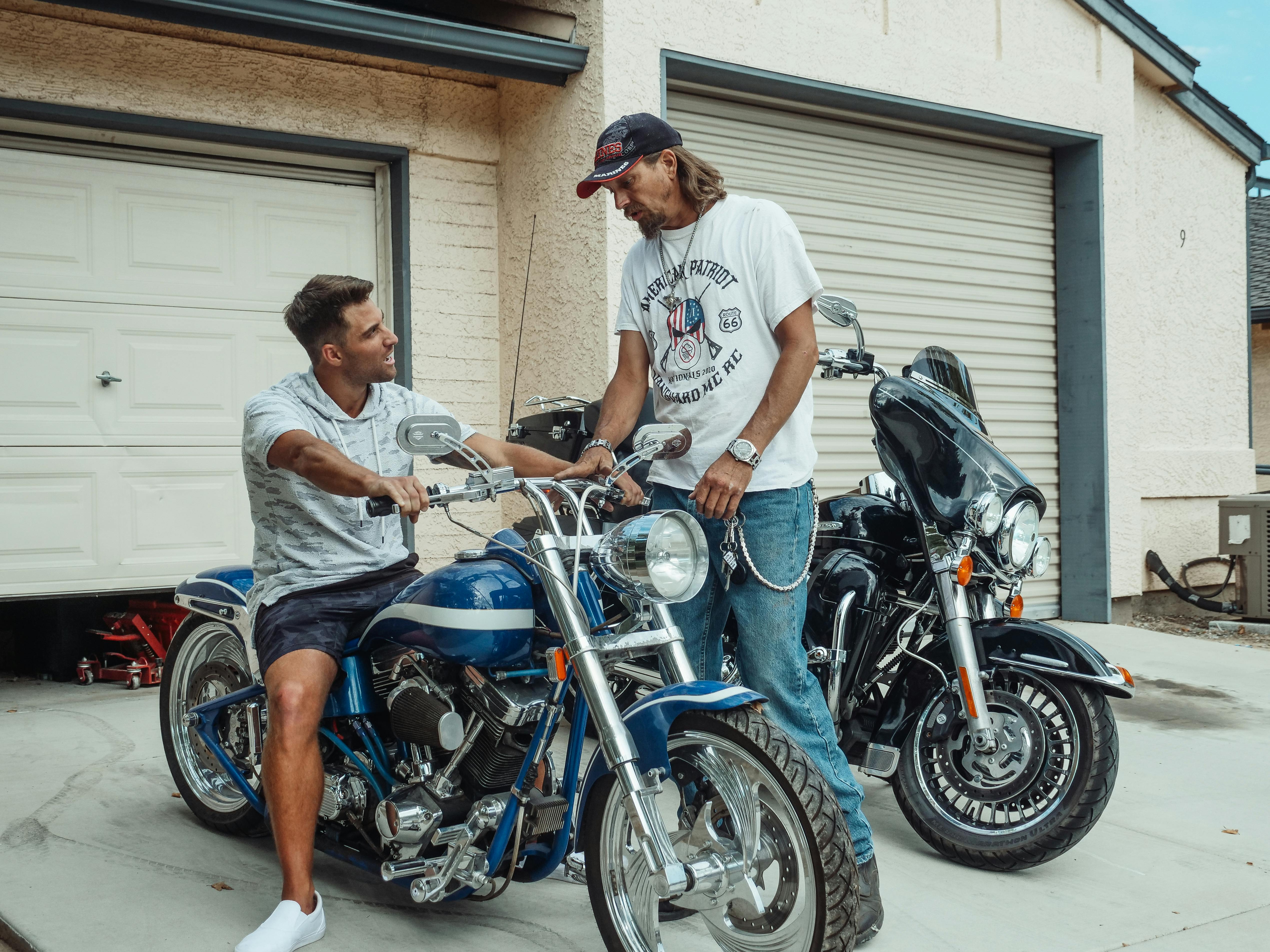 Person Riding a Big Bike · Free Stock Photo