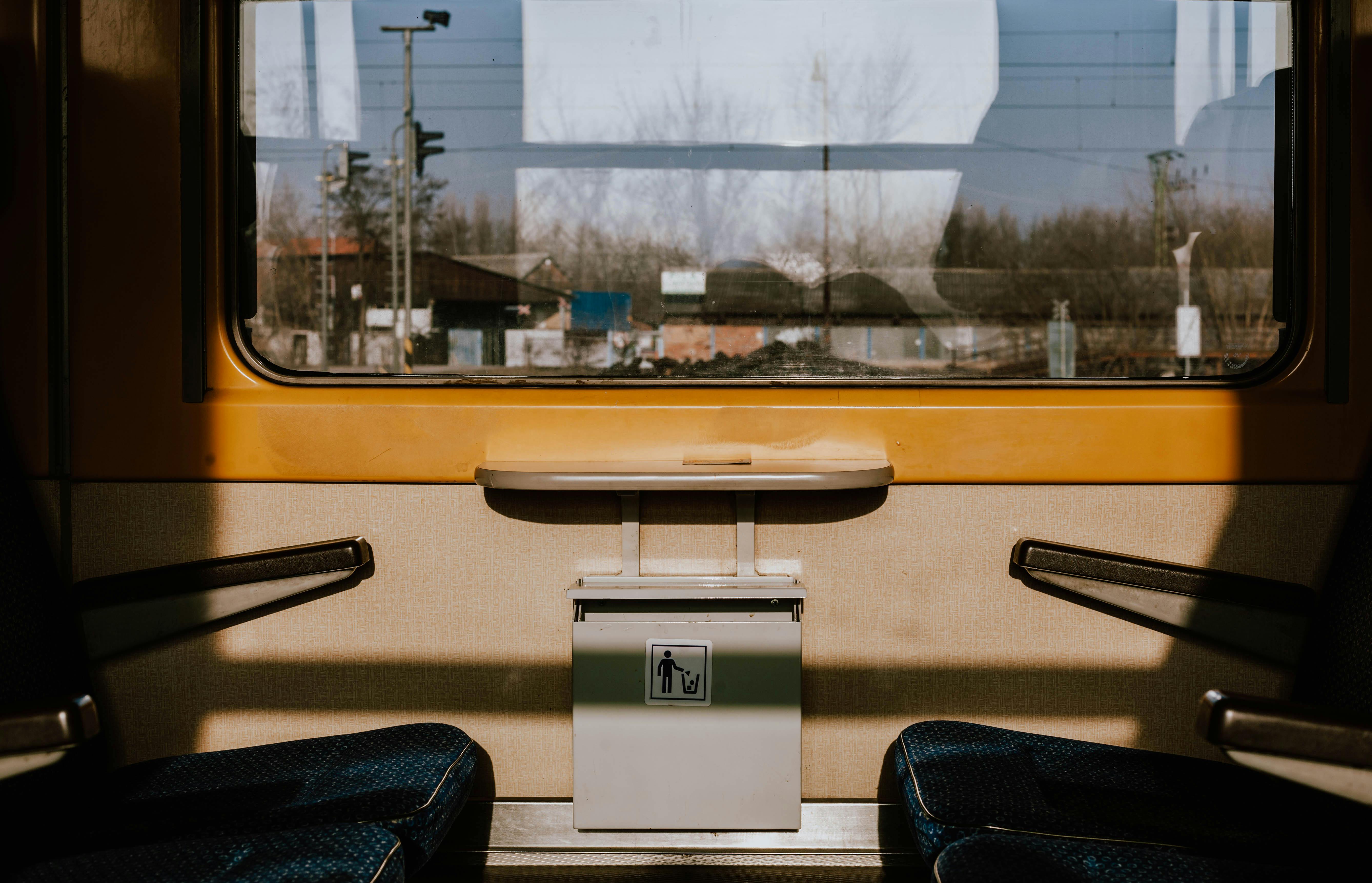 Seats Inside a Train · Free Stock Photo