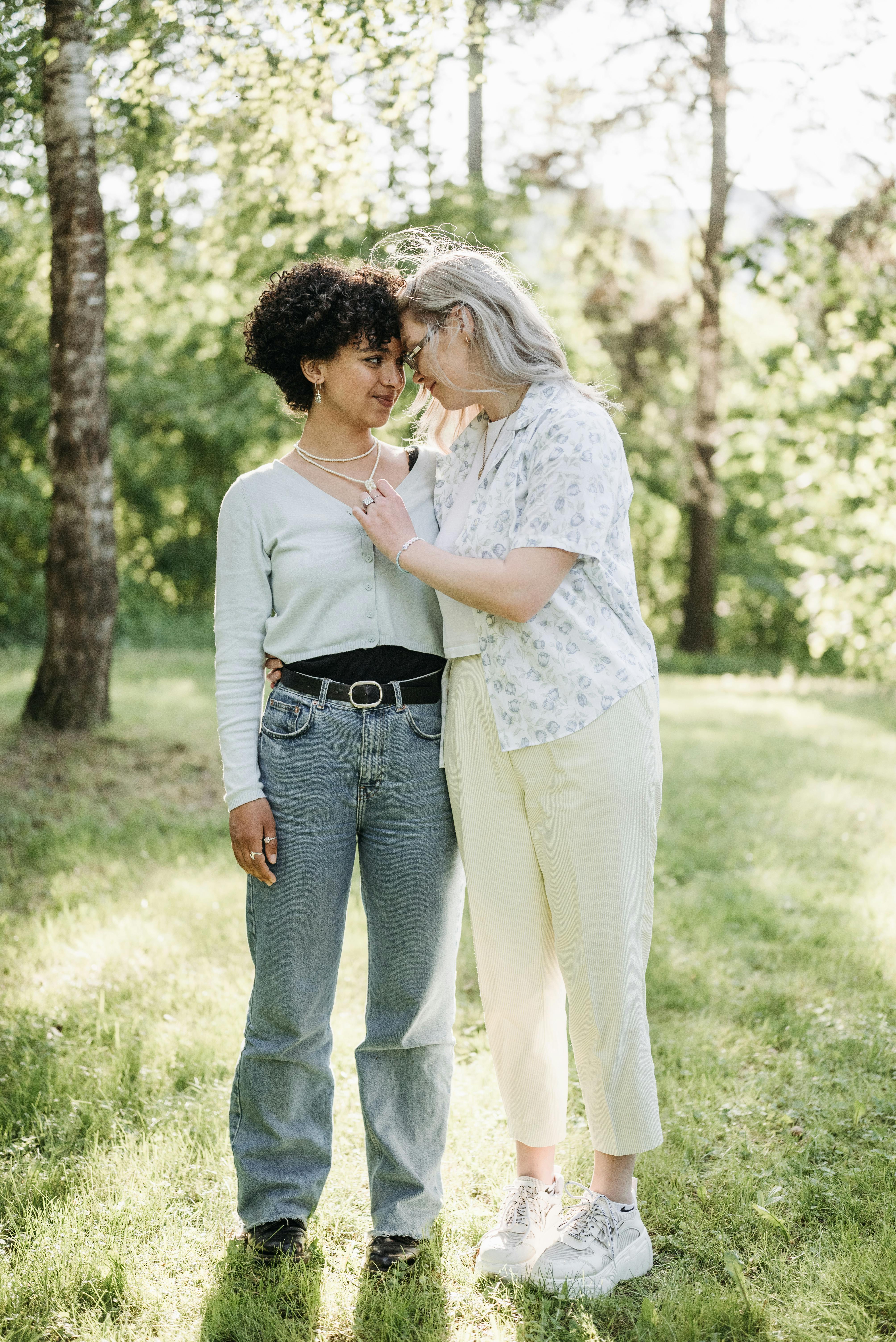 Couple of Women in a Park · Free Stock Photo