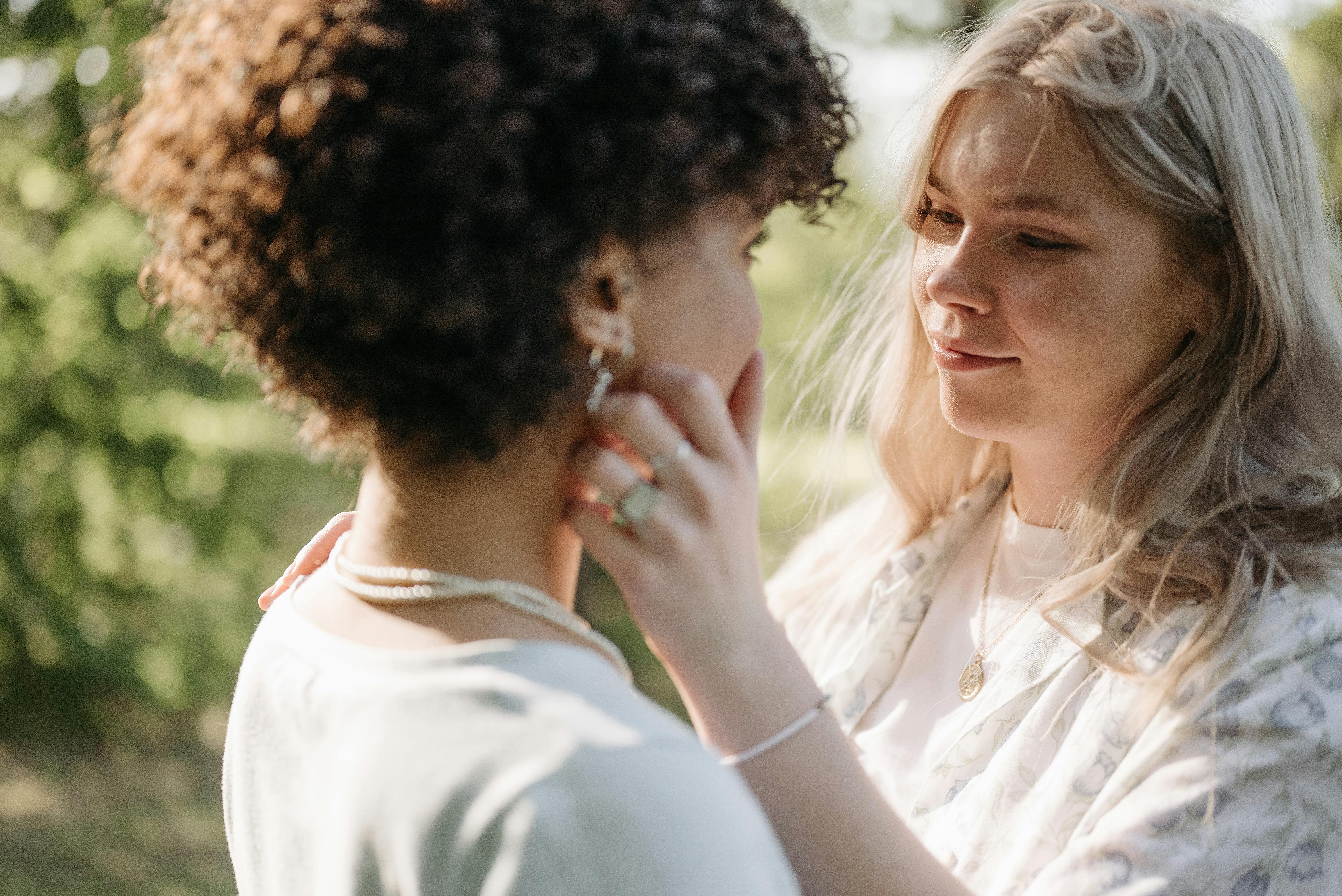 A Women Looking at Each Other · Free Stock Photo