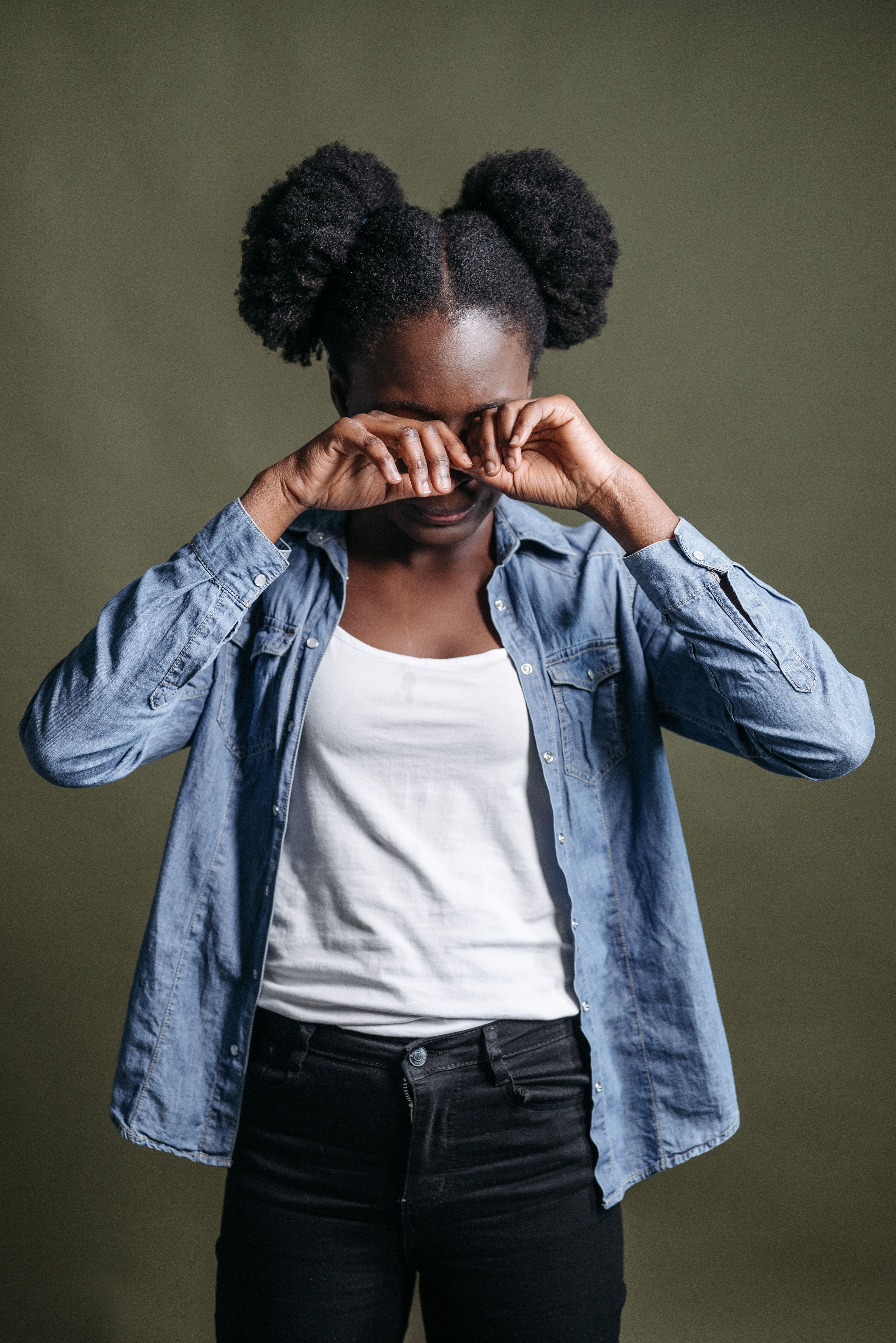 A Woman Crying · Free Stock Photo