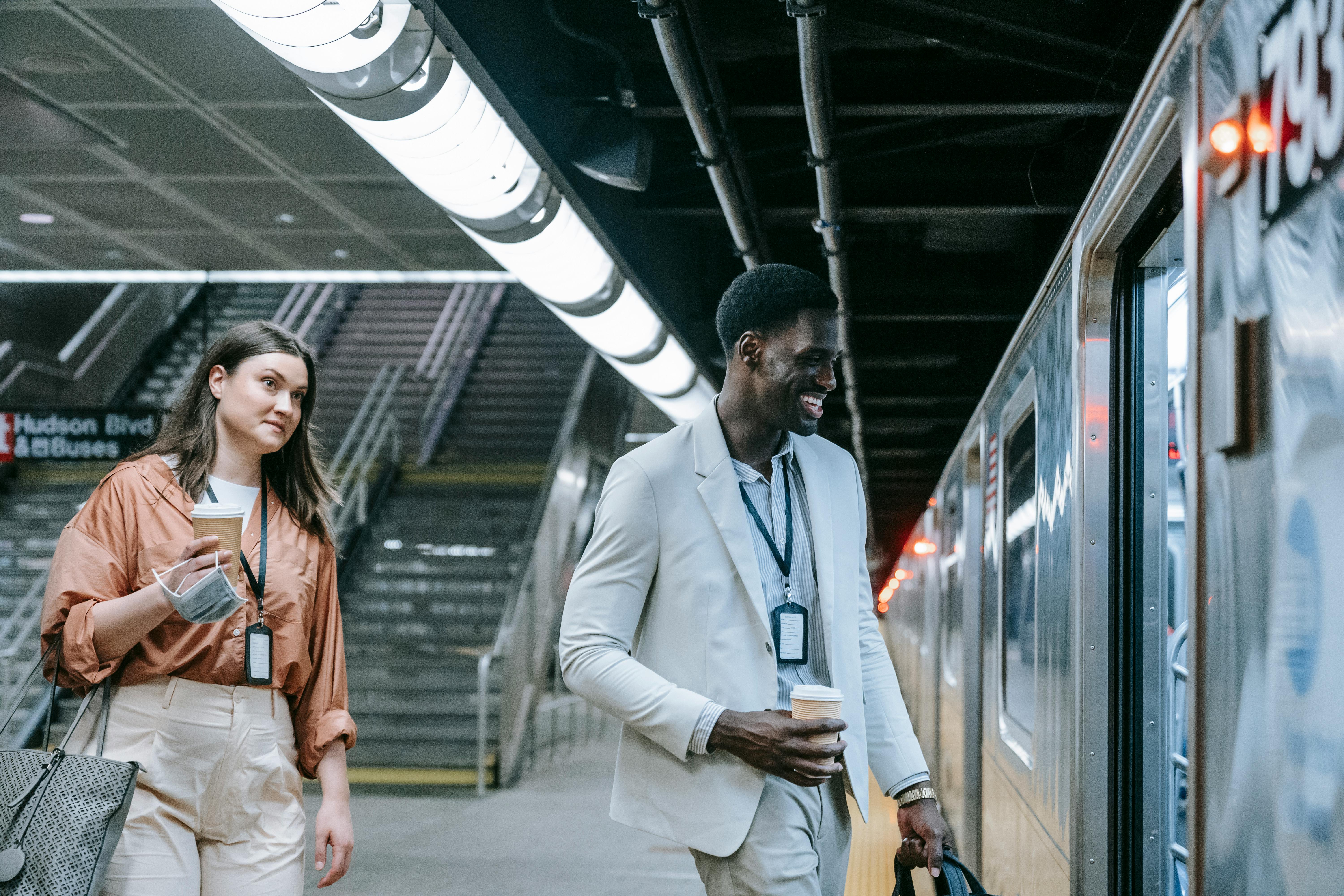 Photo of Man Entering a Train · Free Stock Photo