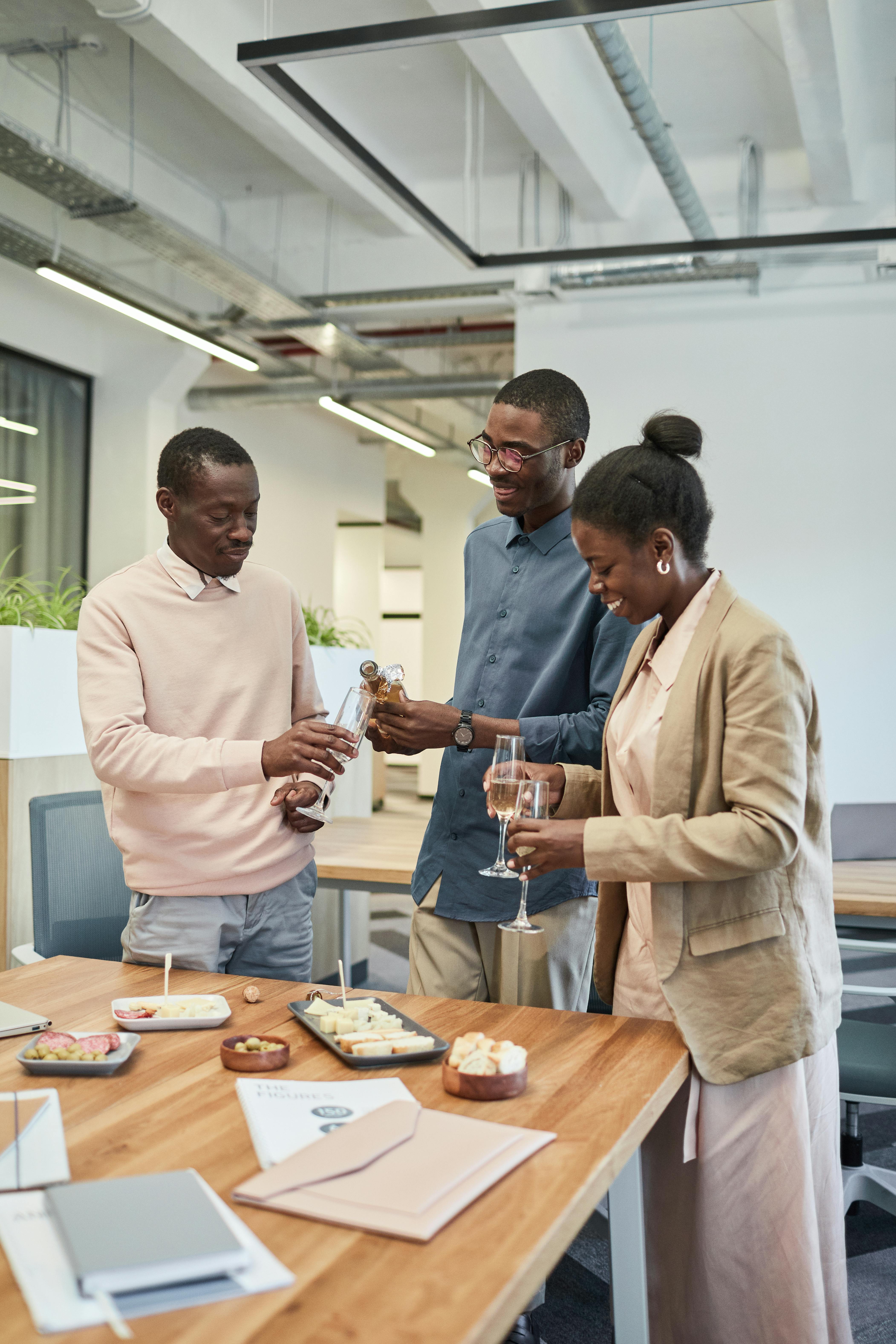 People Standing on the Table · Free Stock Photo