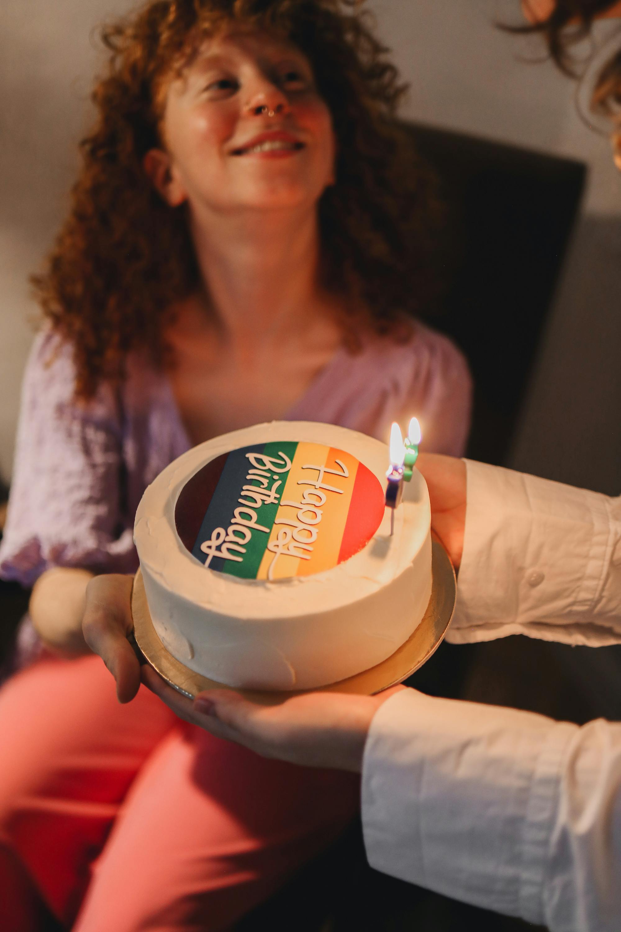 A Person Holding a Cake · Free Stock Photo