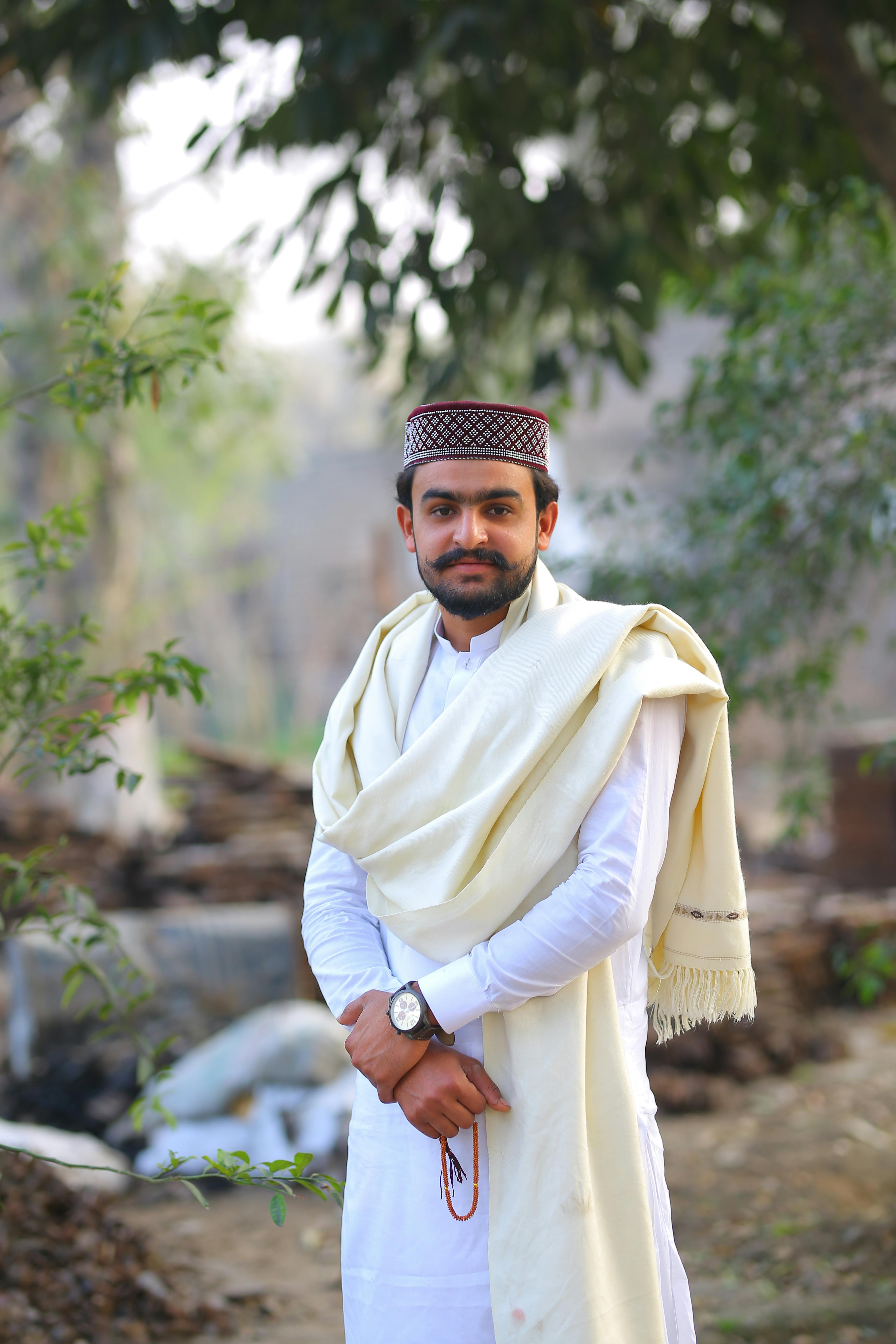 Portrait of a Man Wearing a Taqiyah · Free Stock Photo