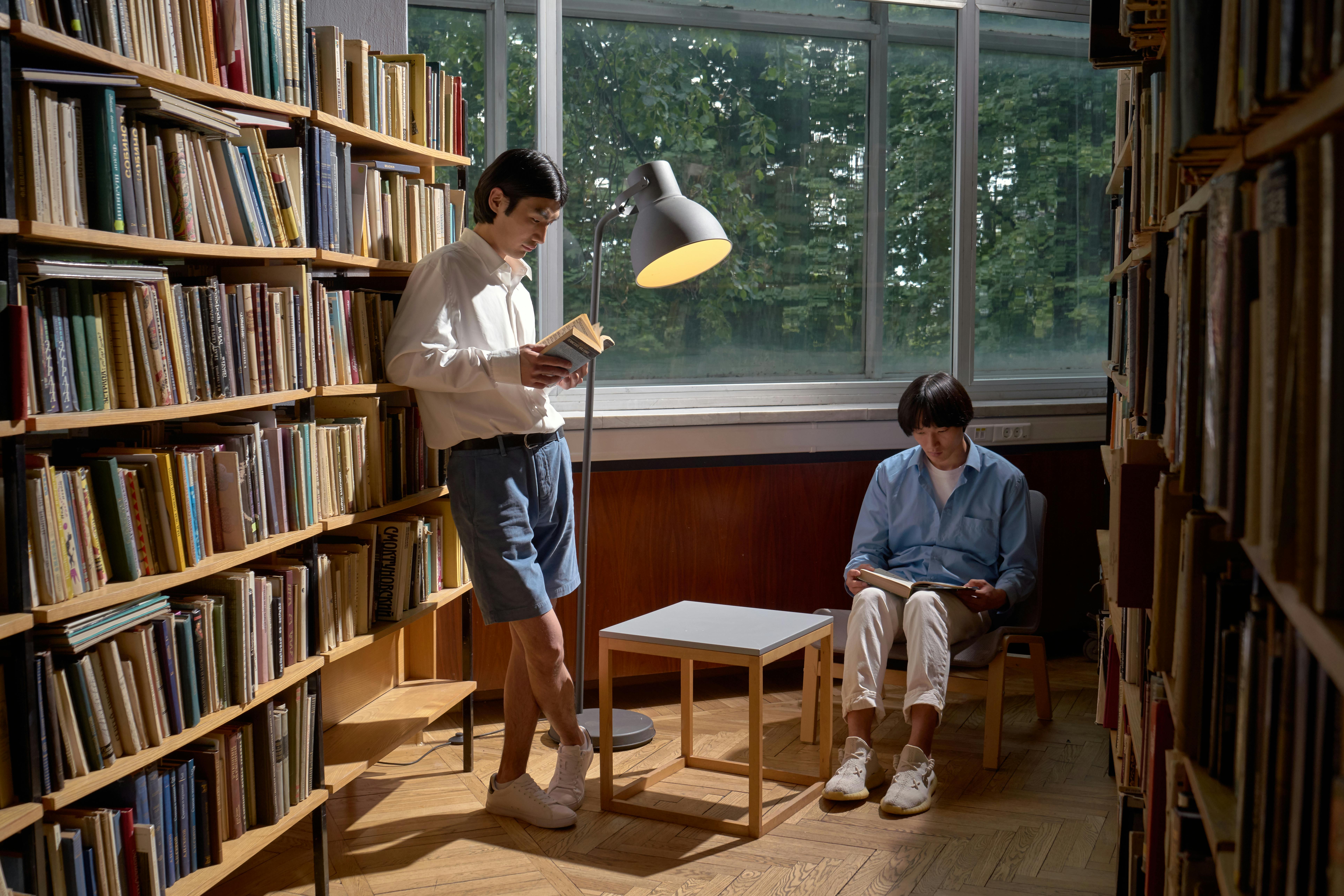 Men at the Library · Free Stock Photo