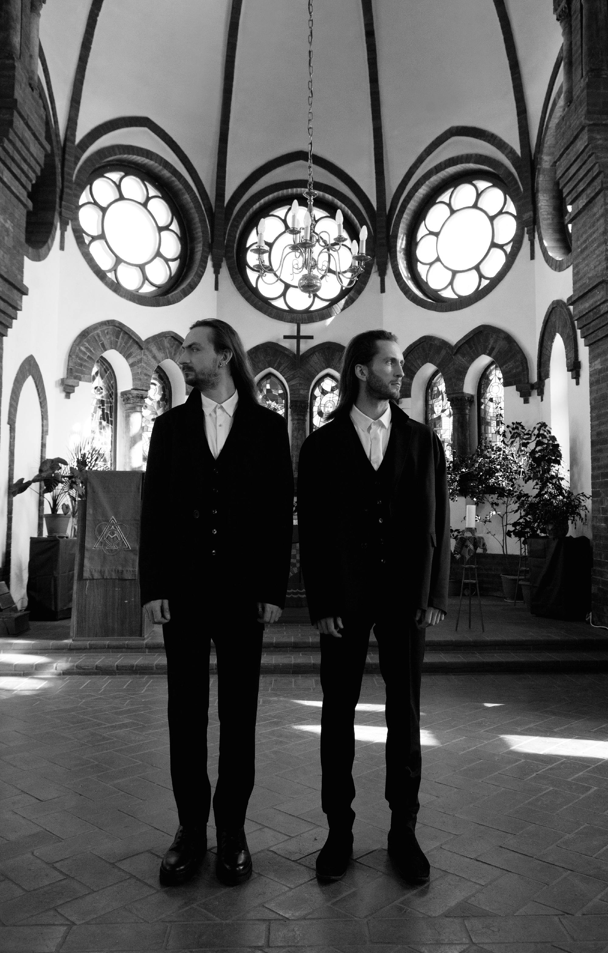 Elegant Men Standing in Church · Free Stock Photo