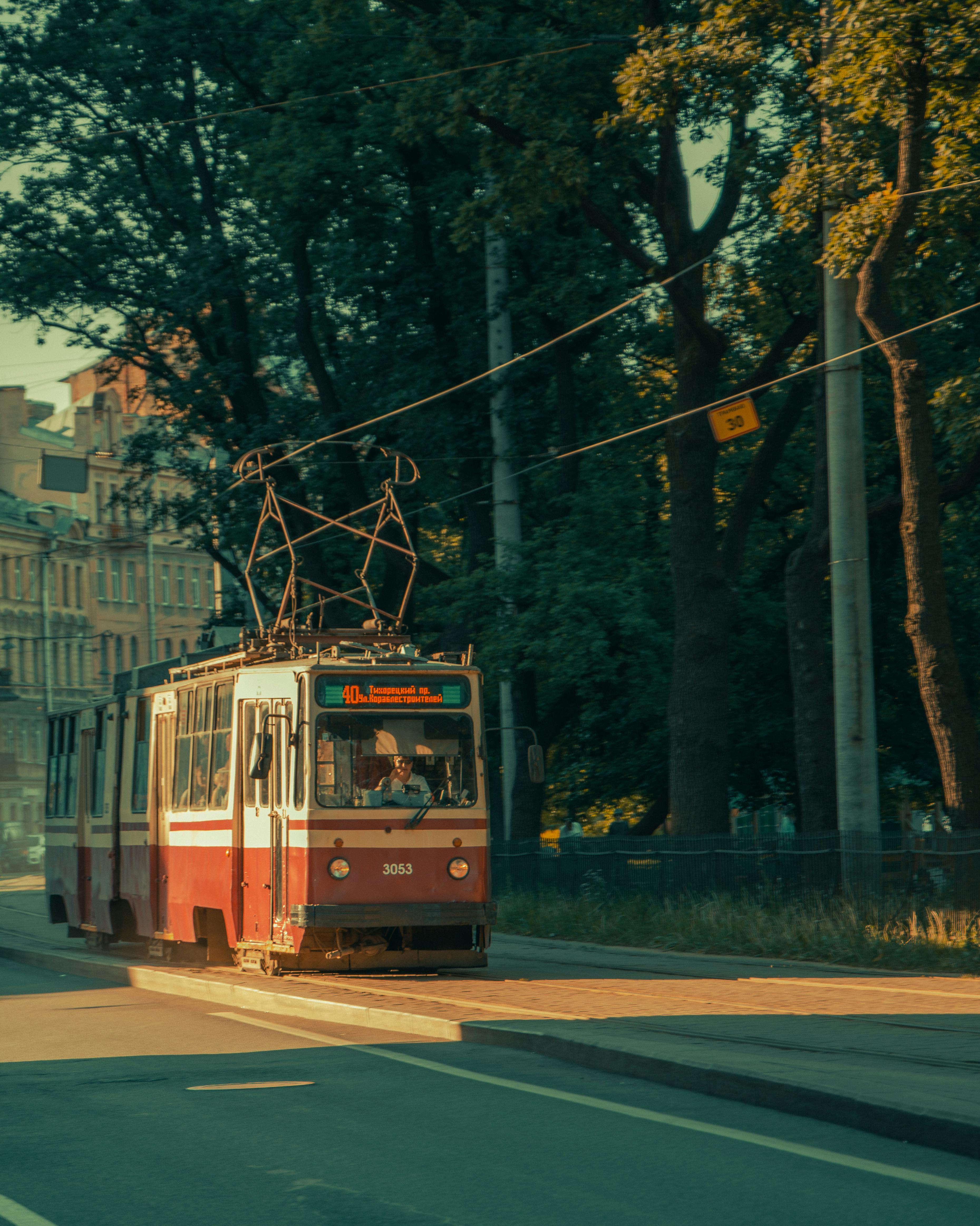 Photo of a Red Tram · Free Stock Photo