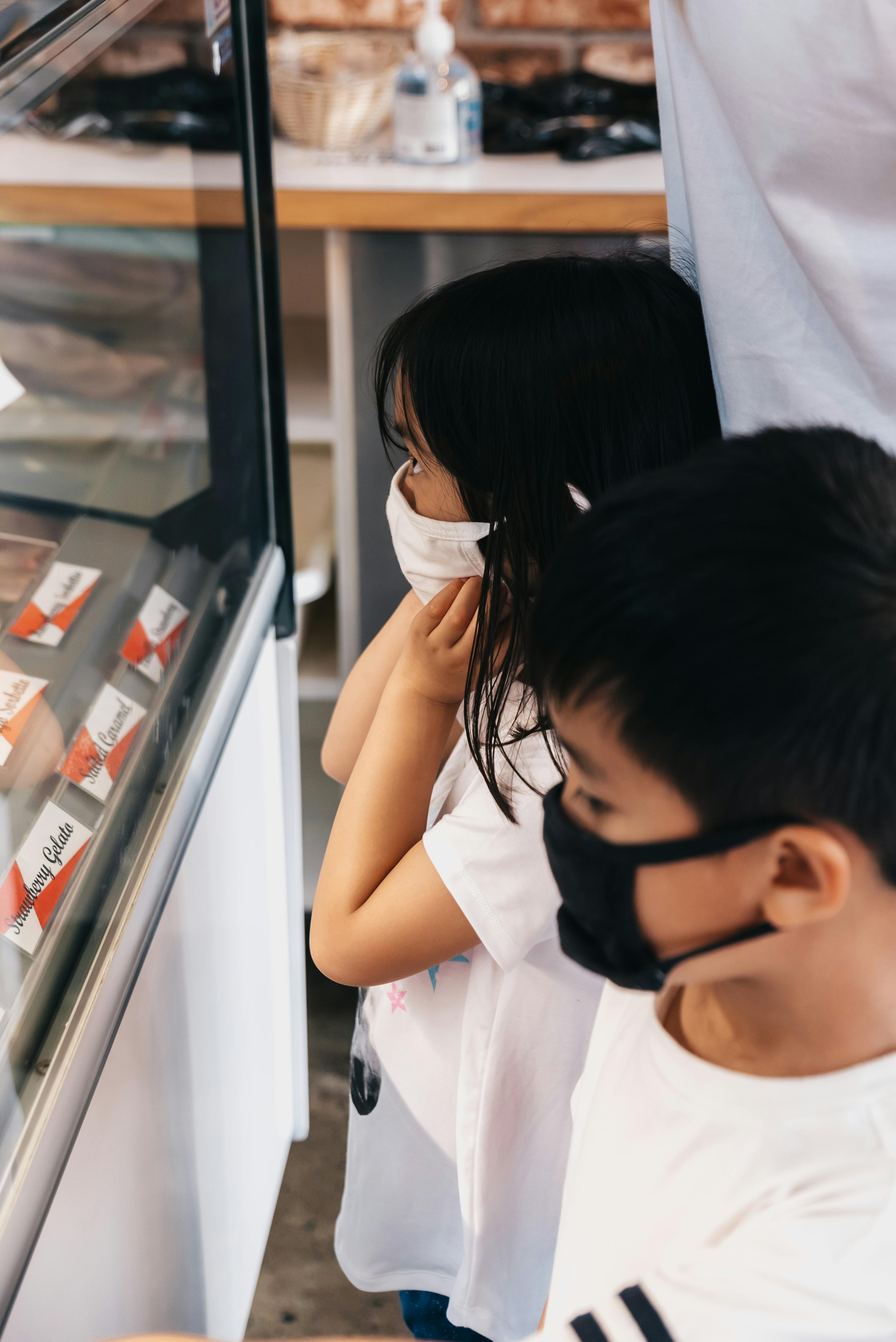 Two Girls Wearing Their Face Masks · Free Stock Photo