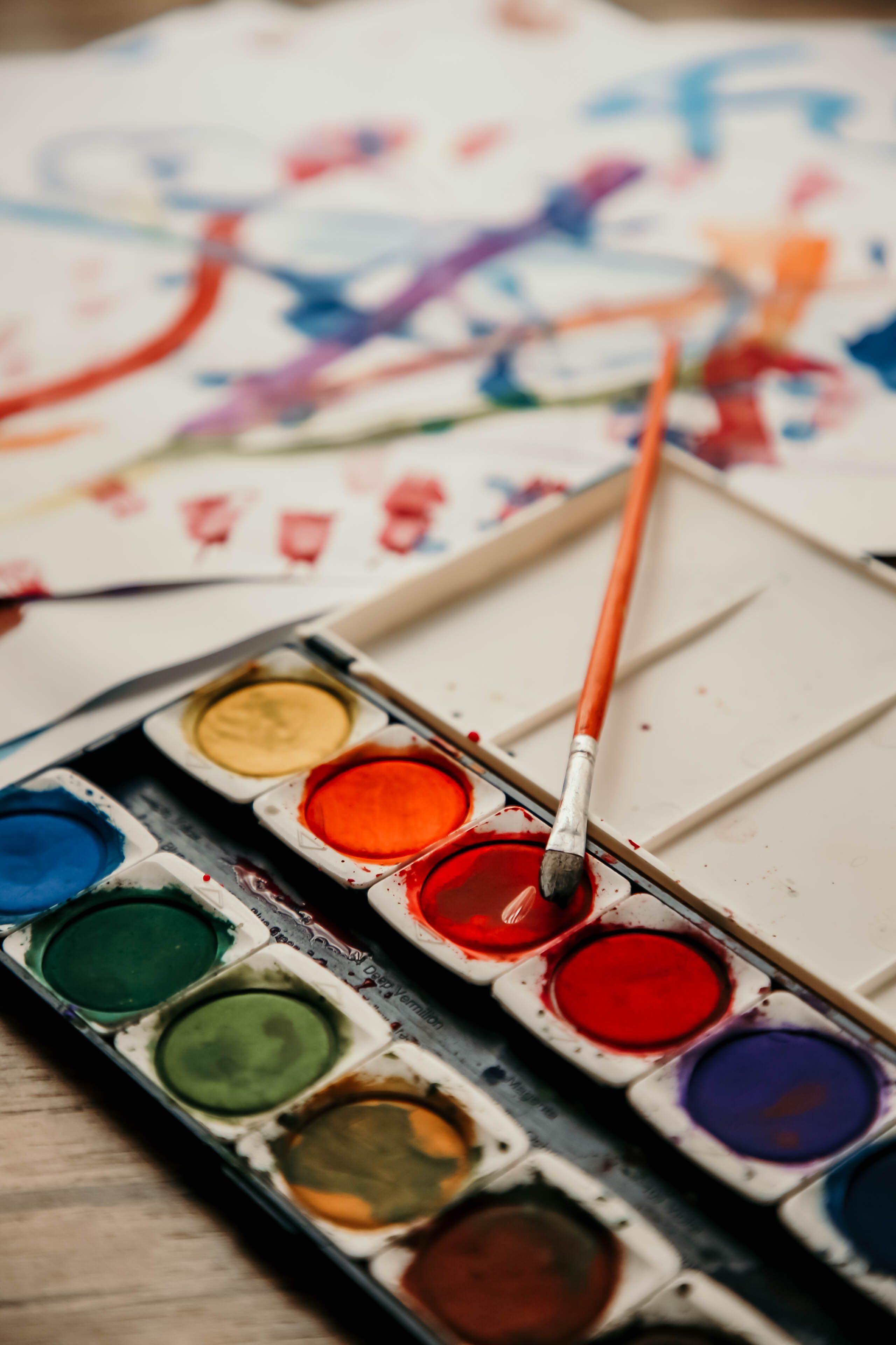 Person Painting on White Paper · Free Stock Photo