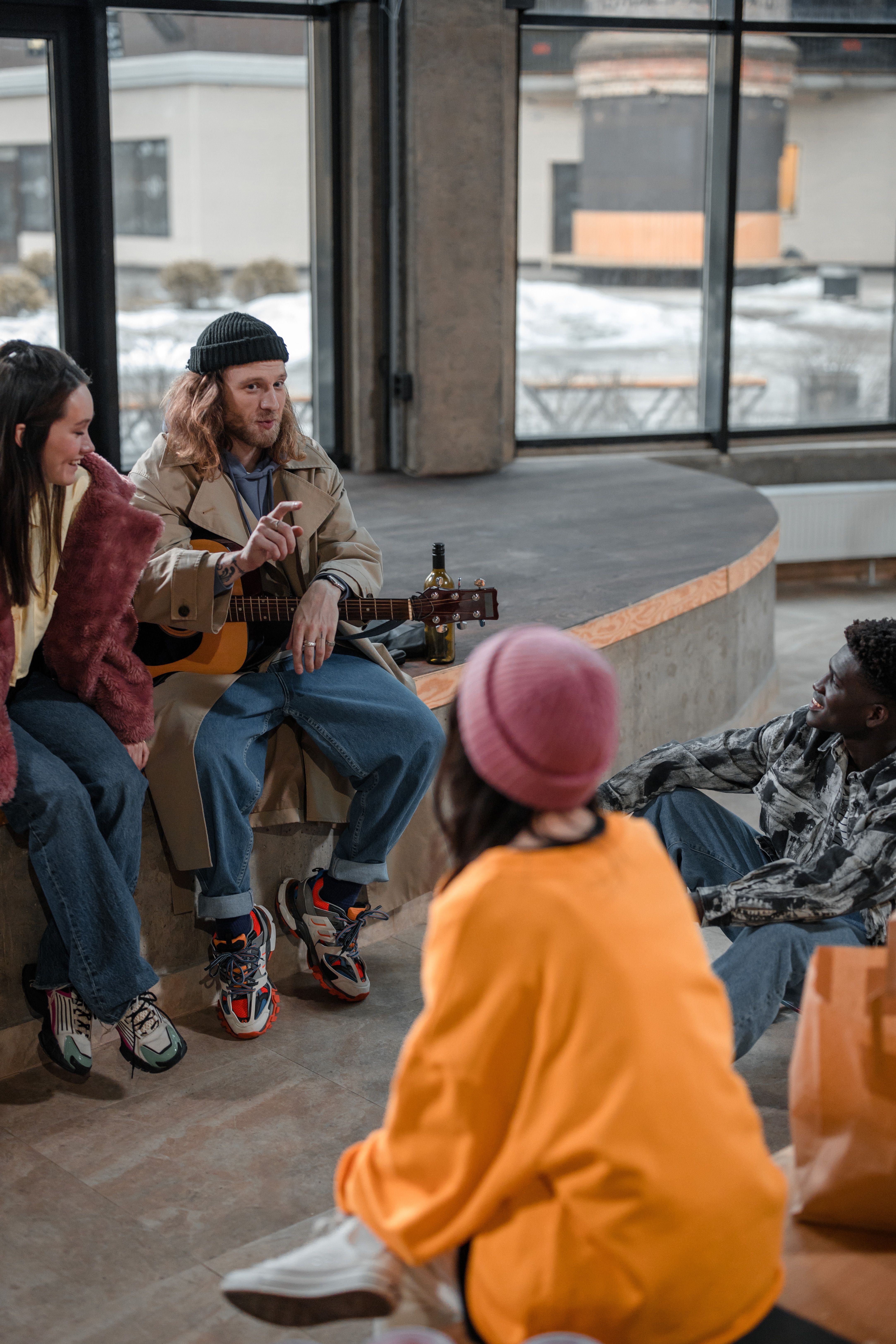 Three Friends Hanging Out · Free Stock Photo
