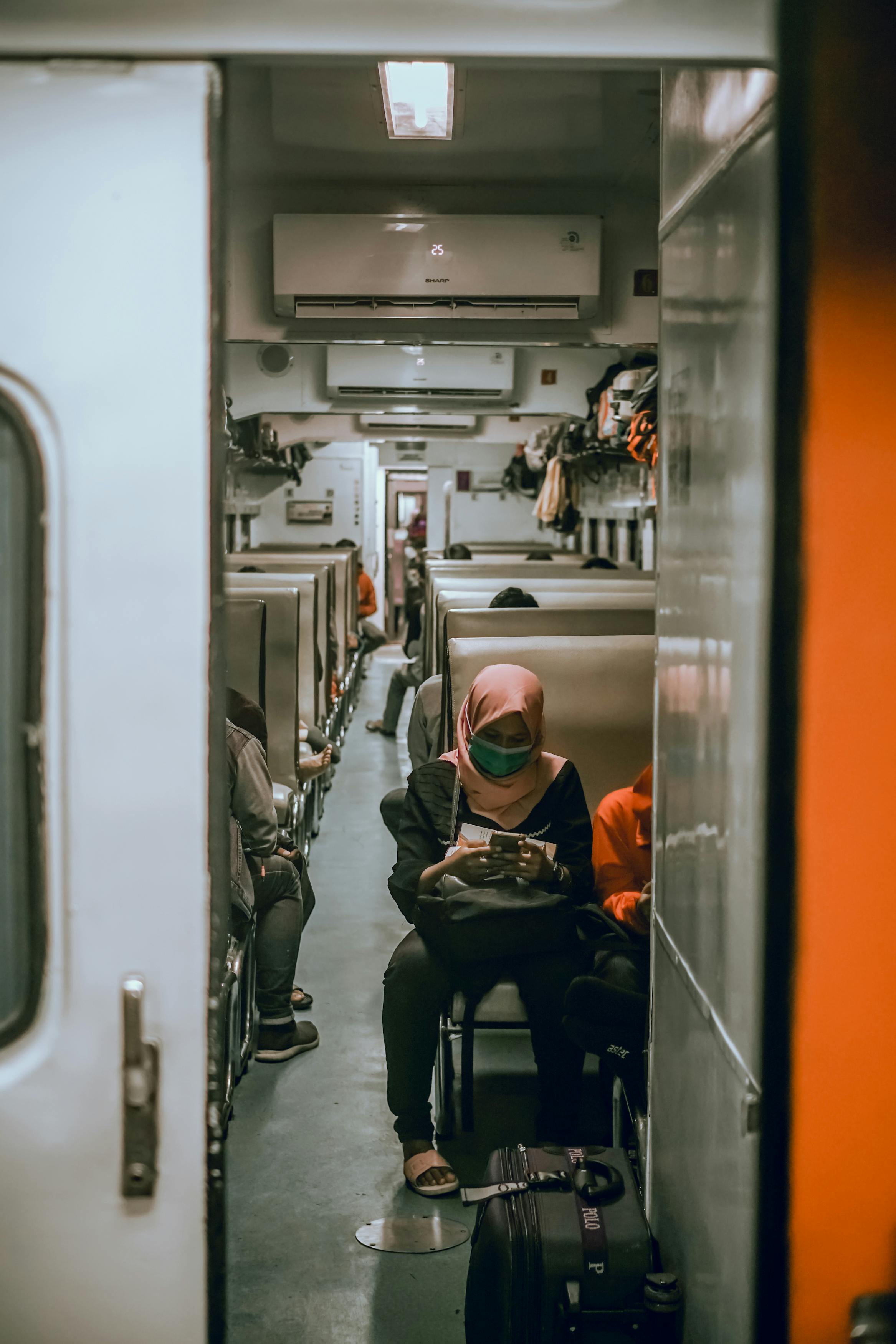 Group of People in Train · Free Stock Photo