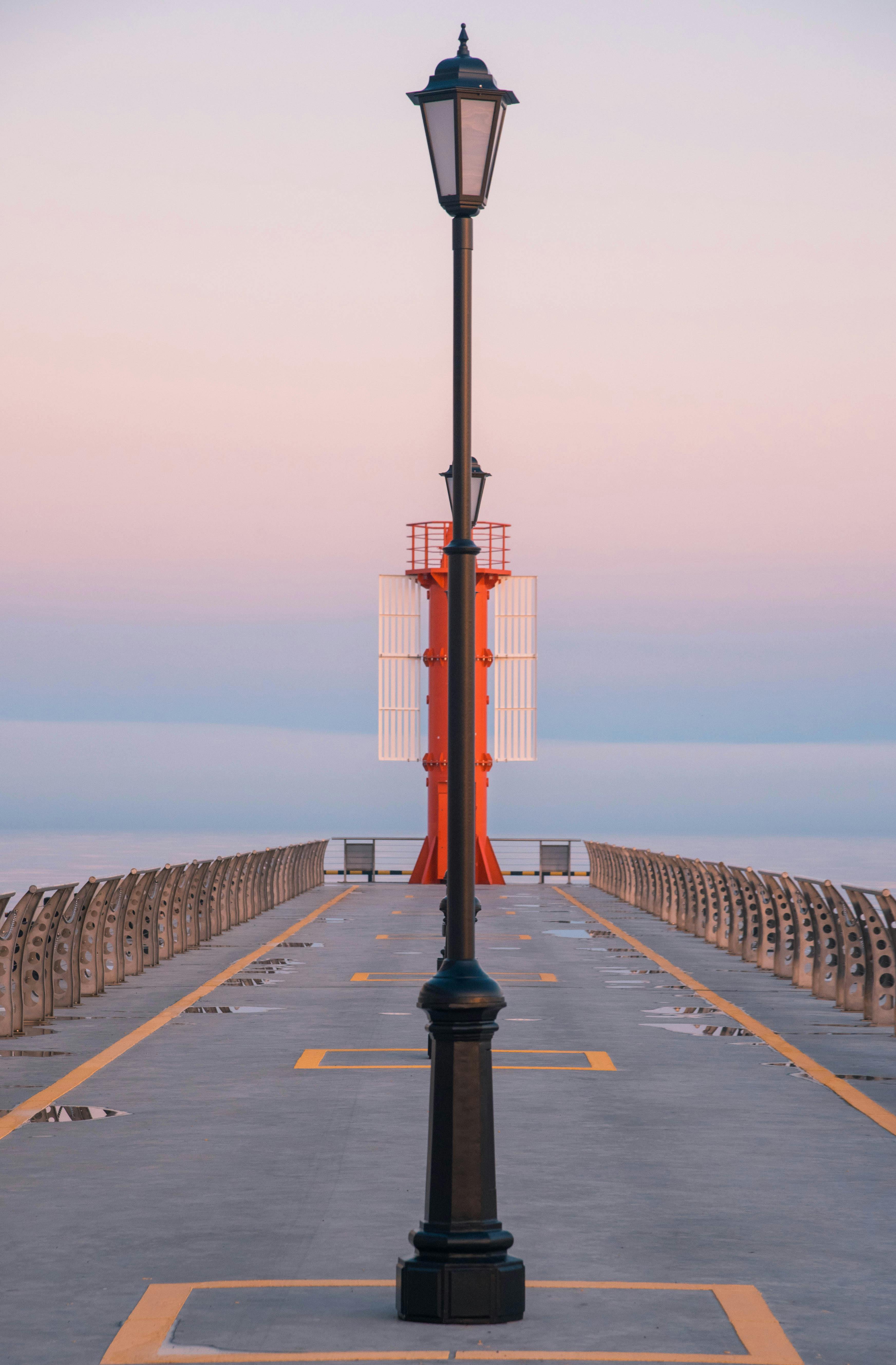 Lamp Post on a Jetty · Free Stock Photo