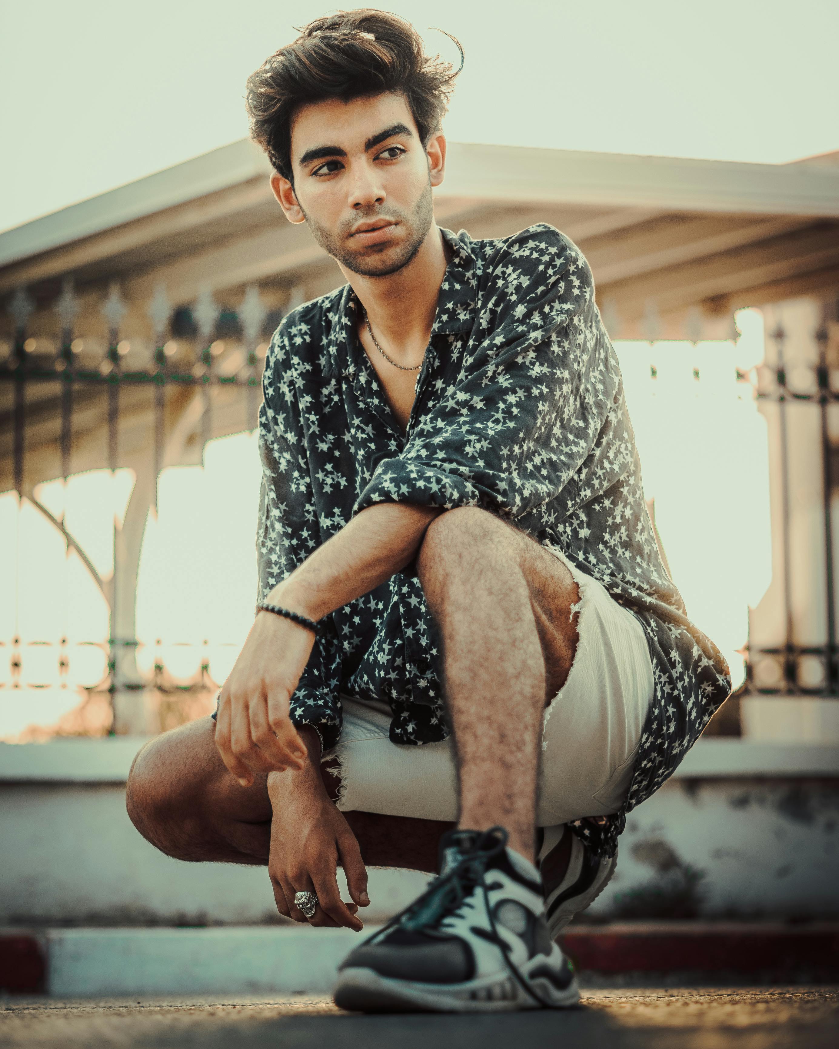 A Man Standing Beside the Tree · Free Stock Photo