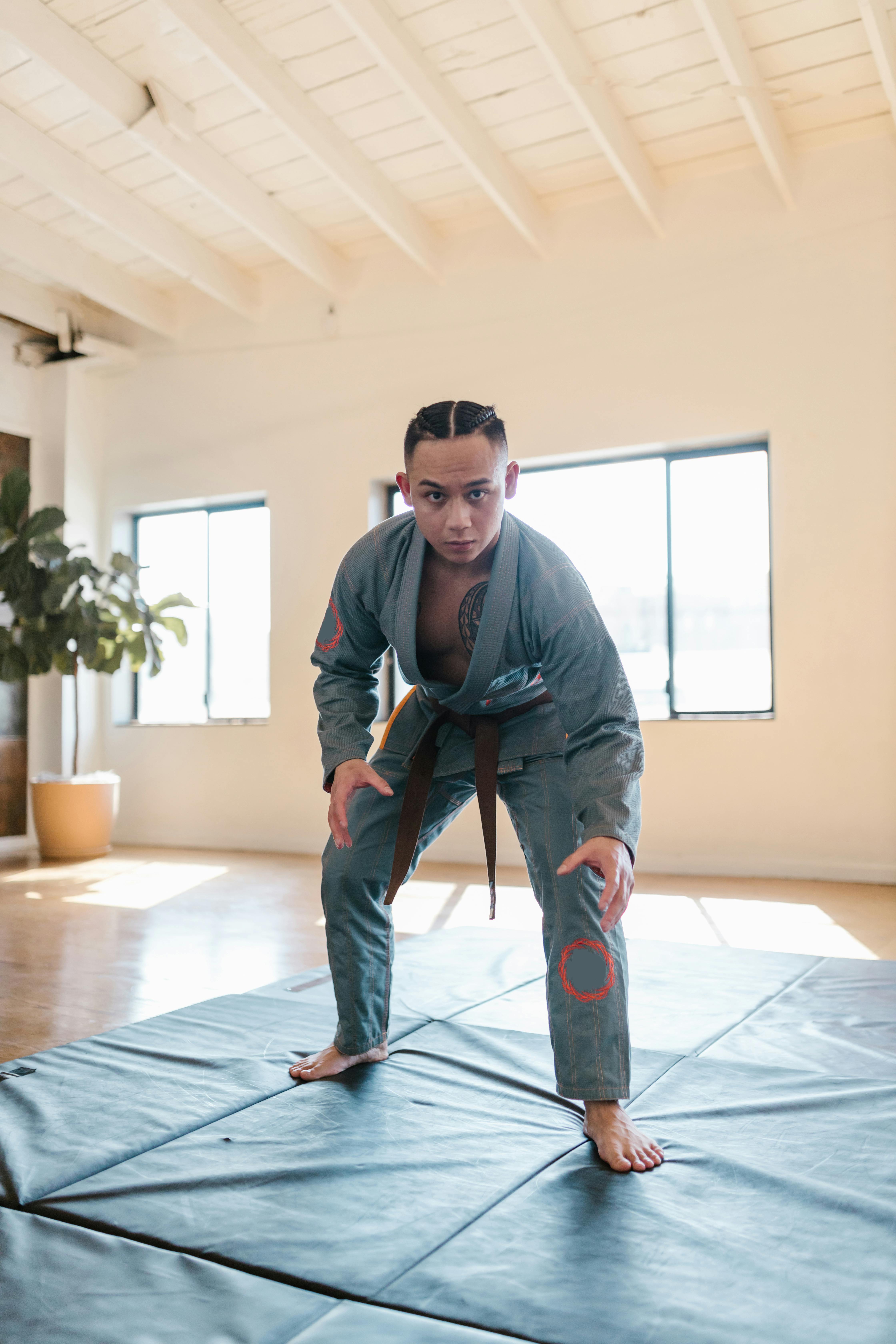 A Man Practicing Japanese Martial Arts · Free Stock Photo