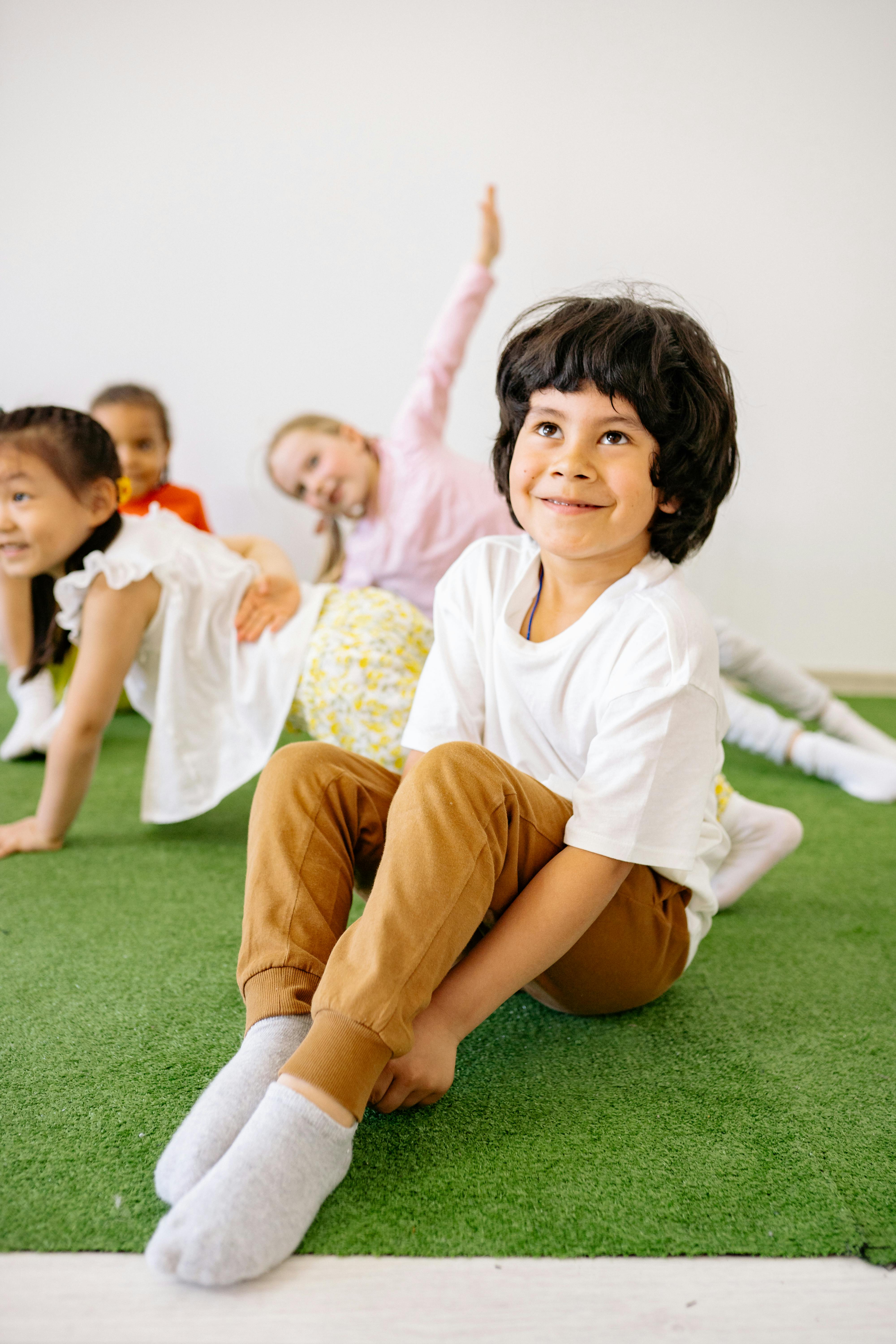 Three Kids Standing In Front of a Whiteboard and Studying · Free Stock ...