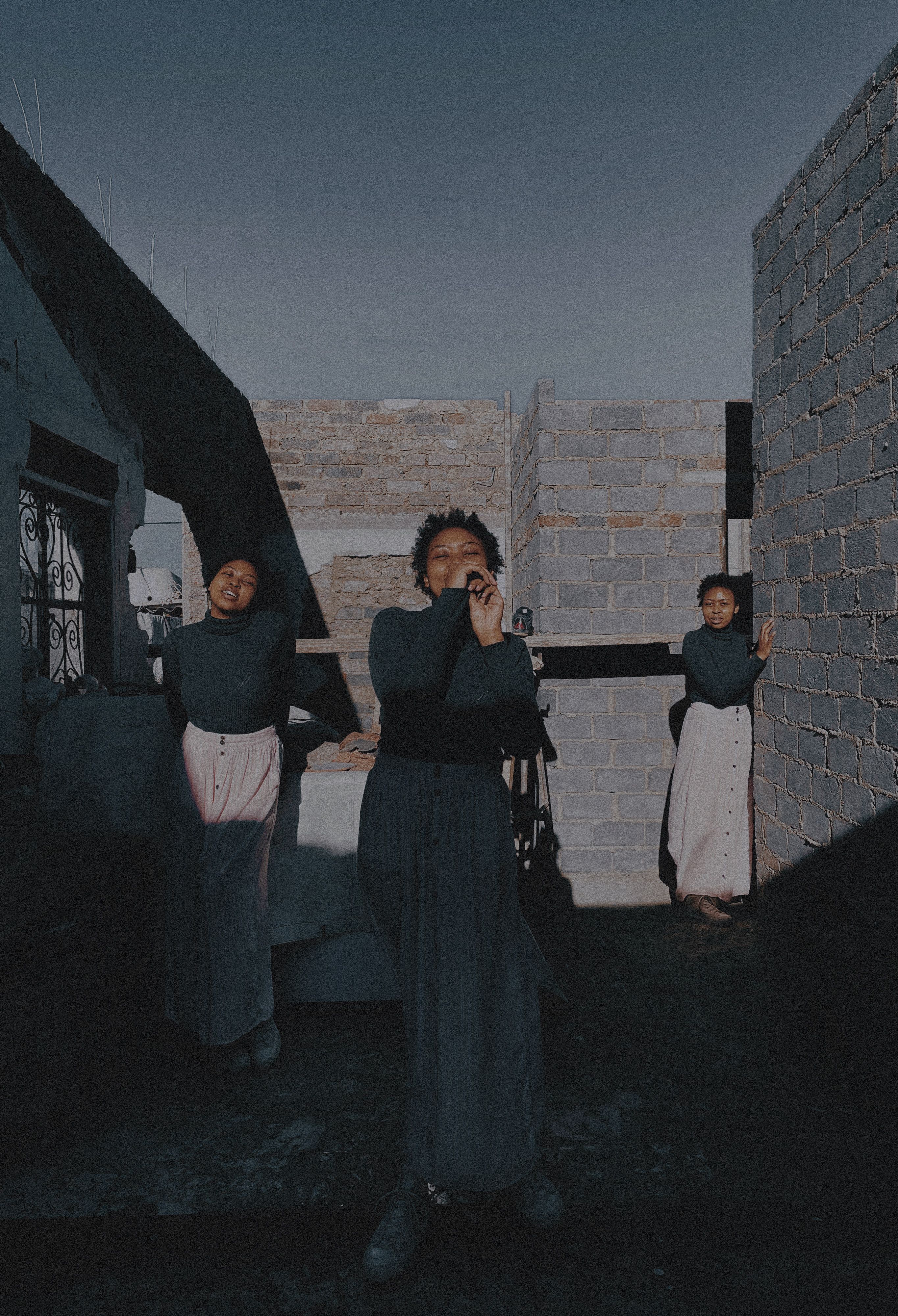 Three Singing Black Women Posing for Photo · Free Stock Photo