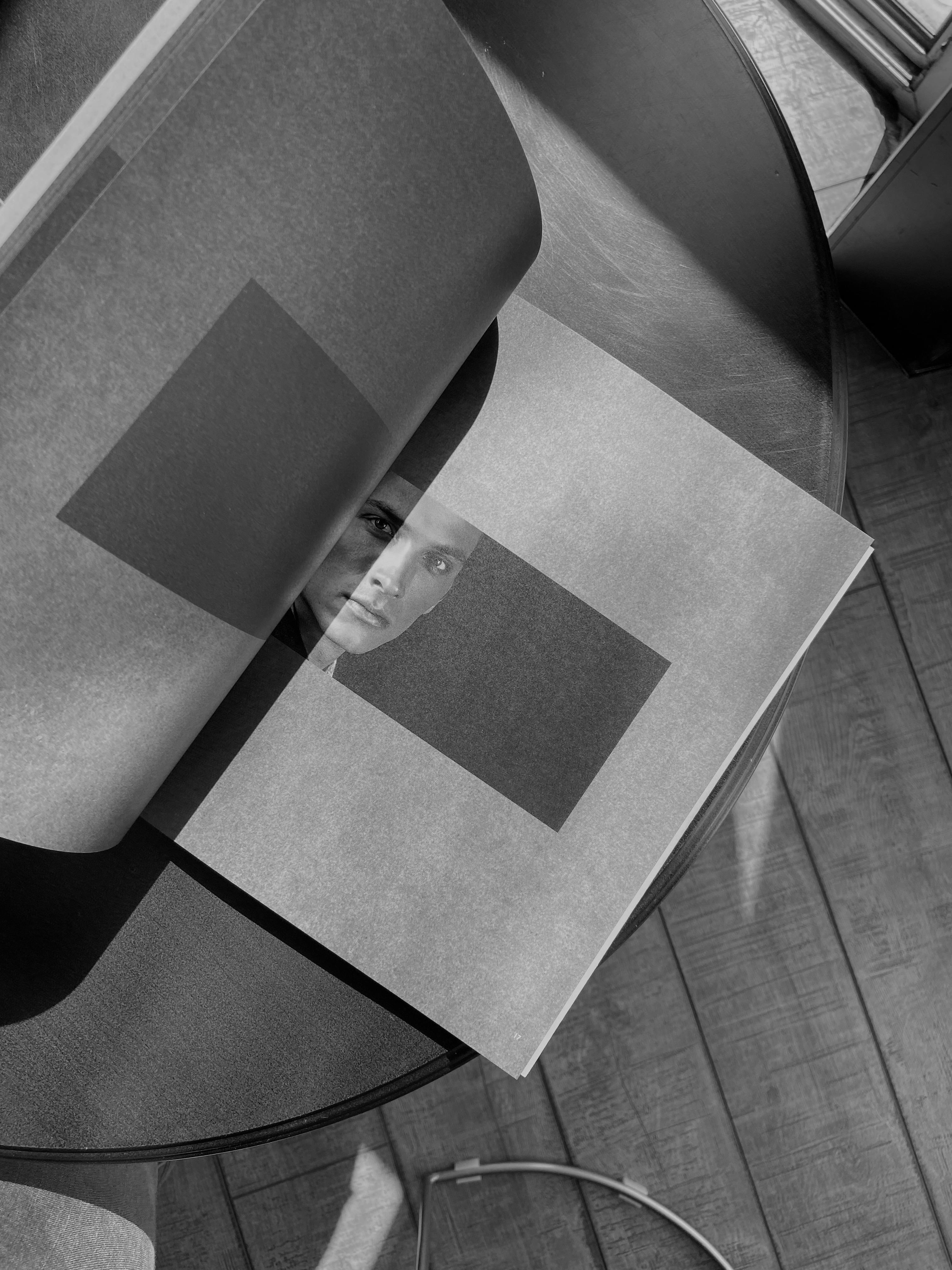 Grayscale Photo of Man on a Magazine Cover · Free Stock Photo