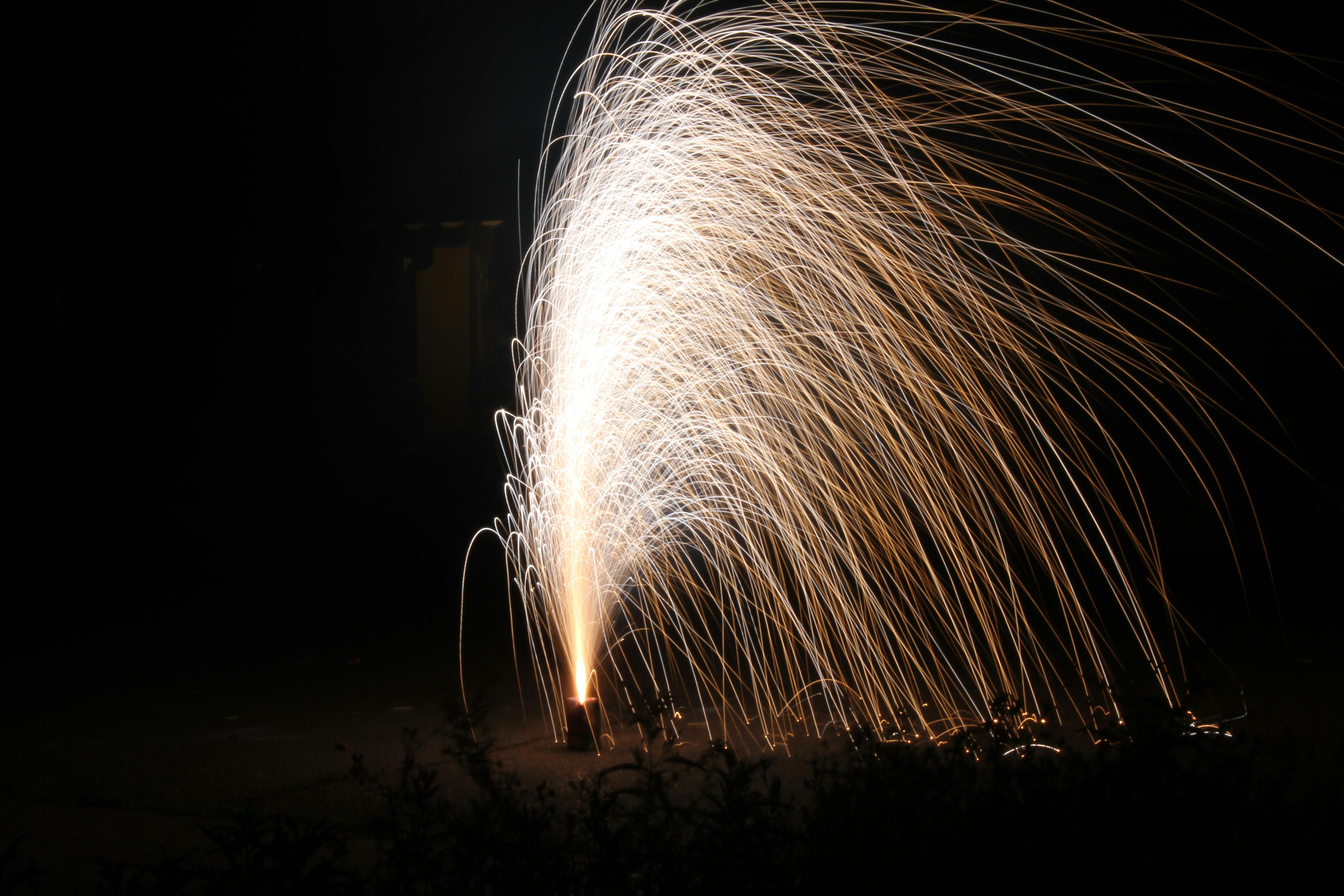 Time Lapse Photography of a Spinning Firecracker · Free Stock Photo