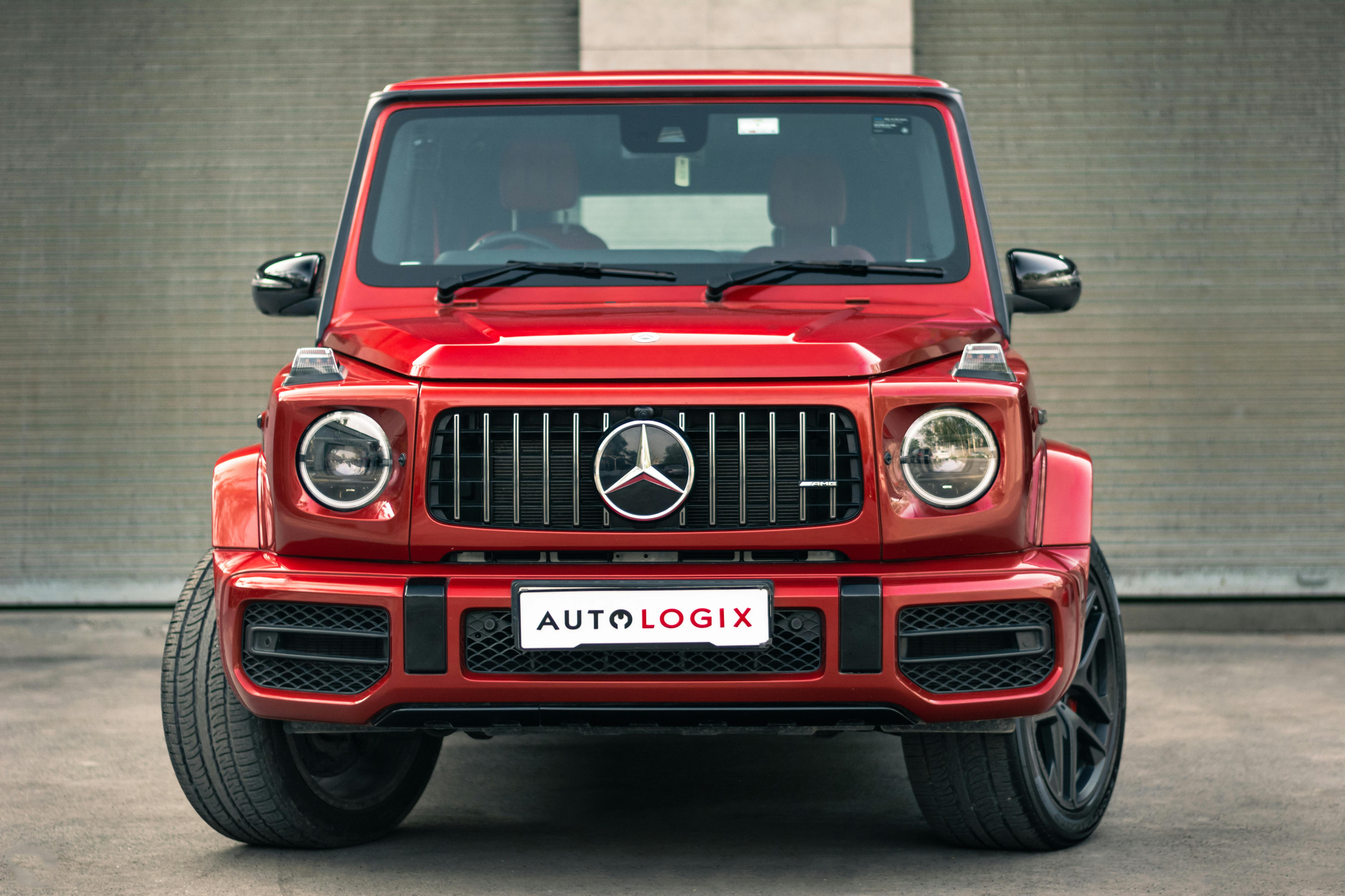 Red Mercedes Benz G Wagon · Free Stock Photo