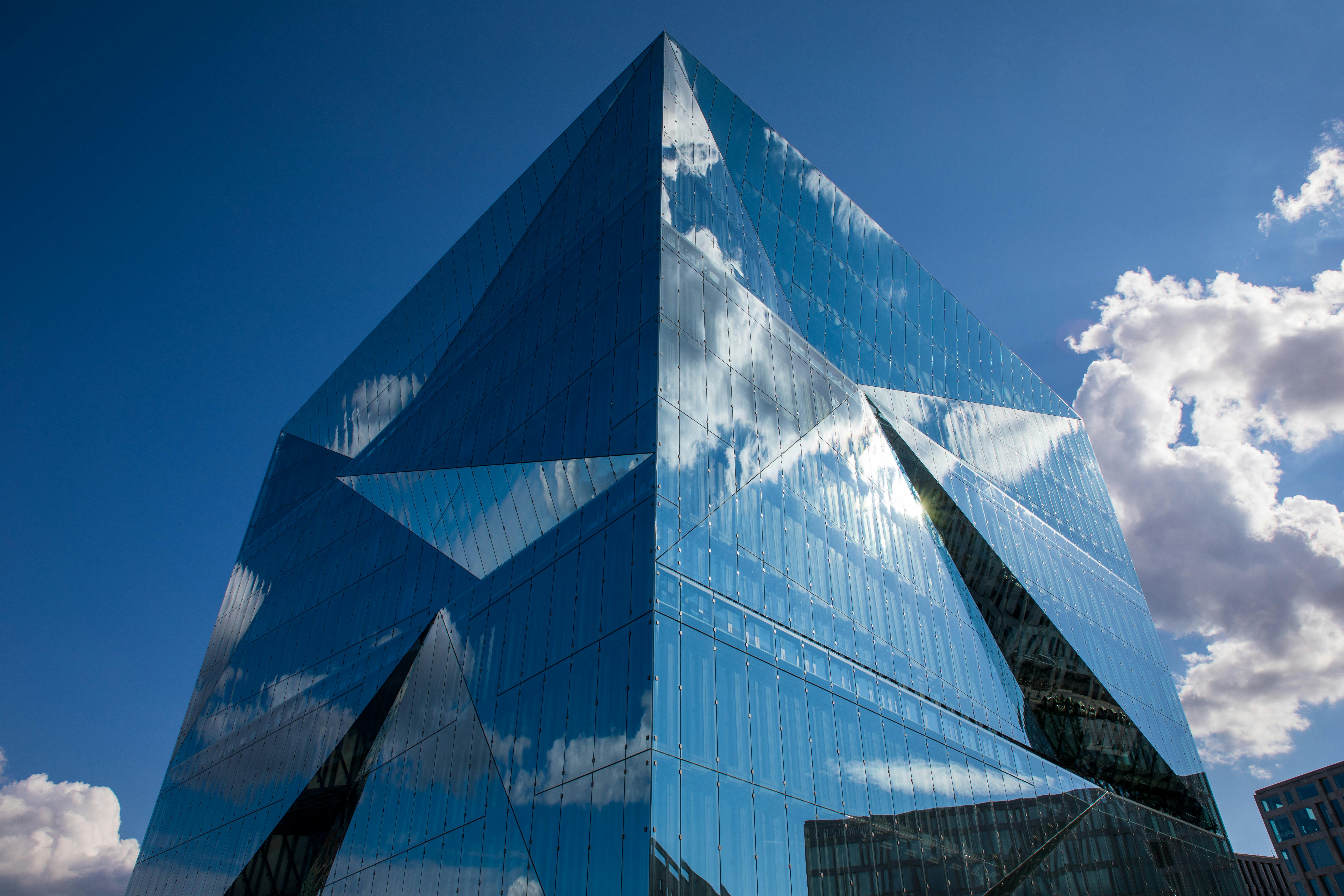 Architectural Design of a High-Rise Glass Building · Free Stock Photo