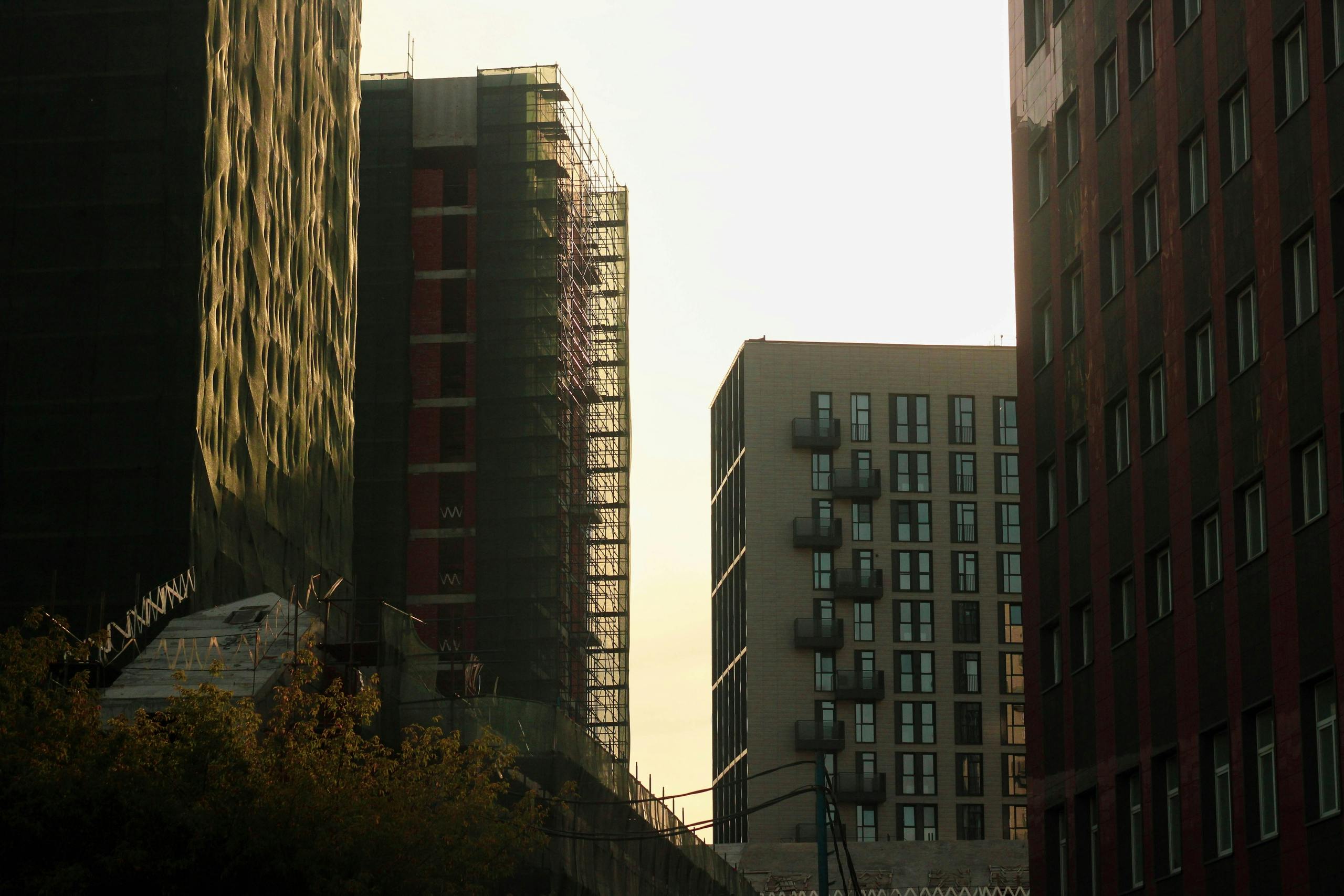 Concrete Buildings in an Urban Area · Free Stock Photo