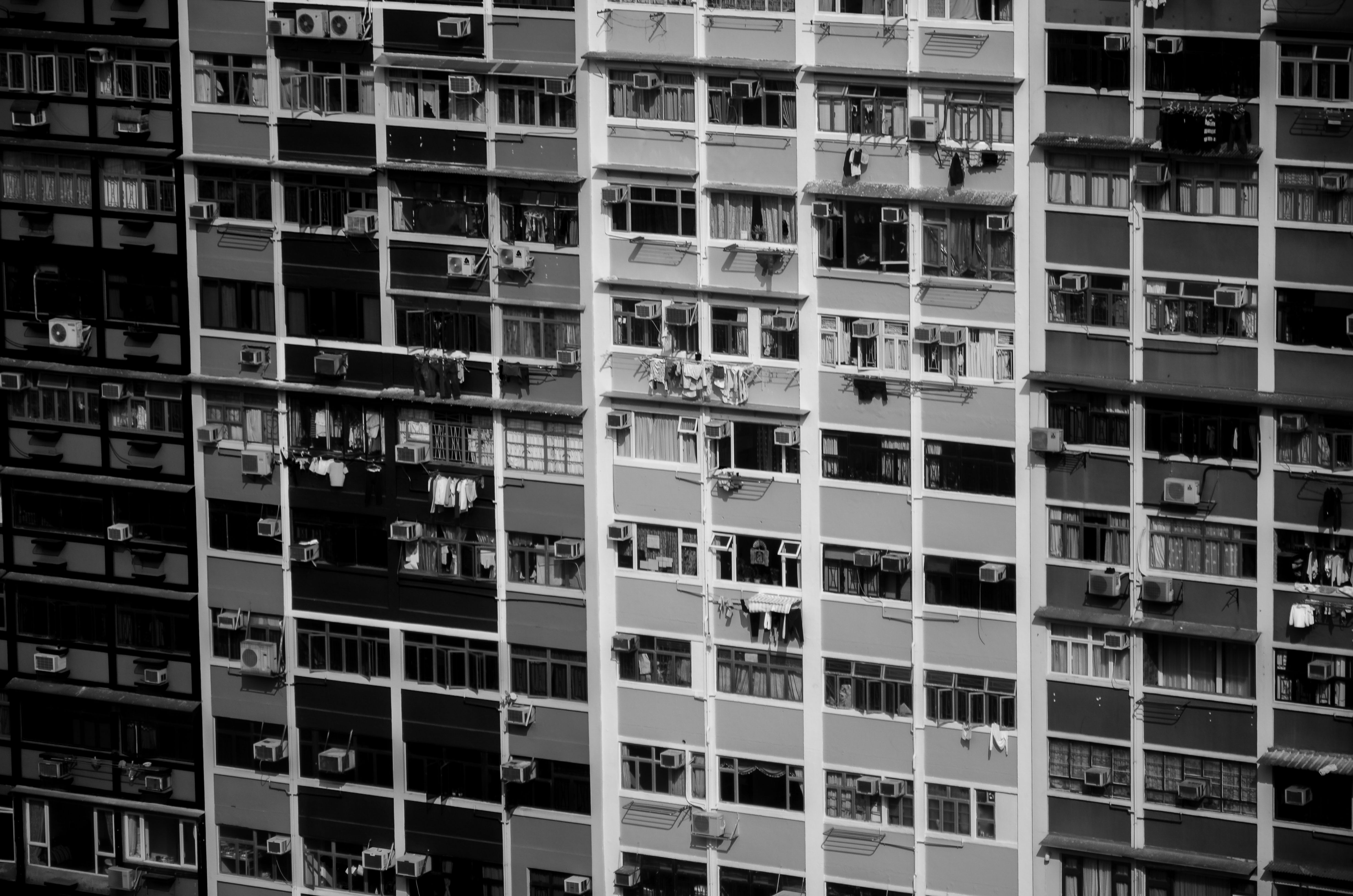 Grayscale Photo Of Building · Free Stock Photo