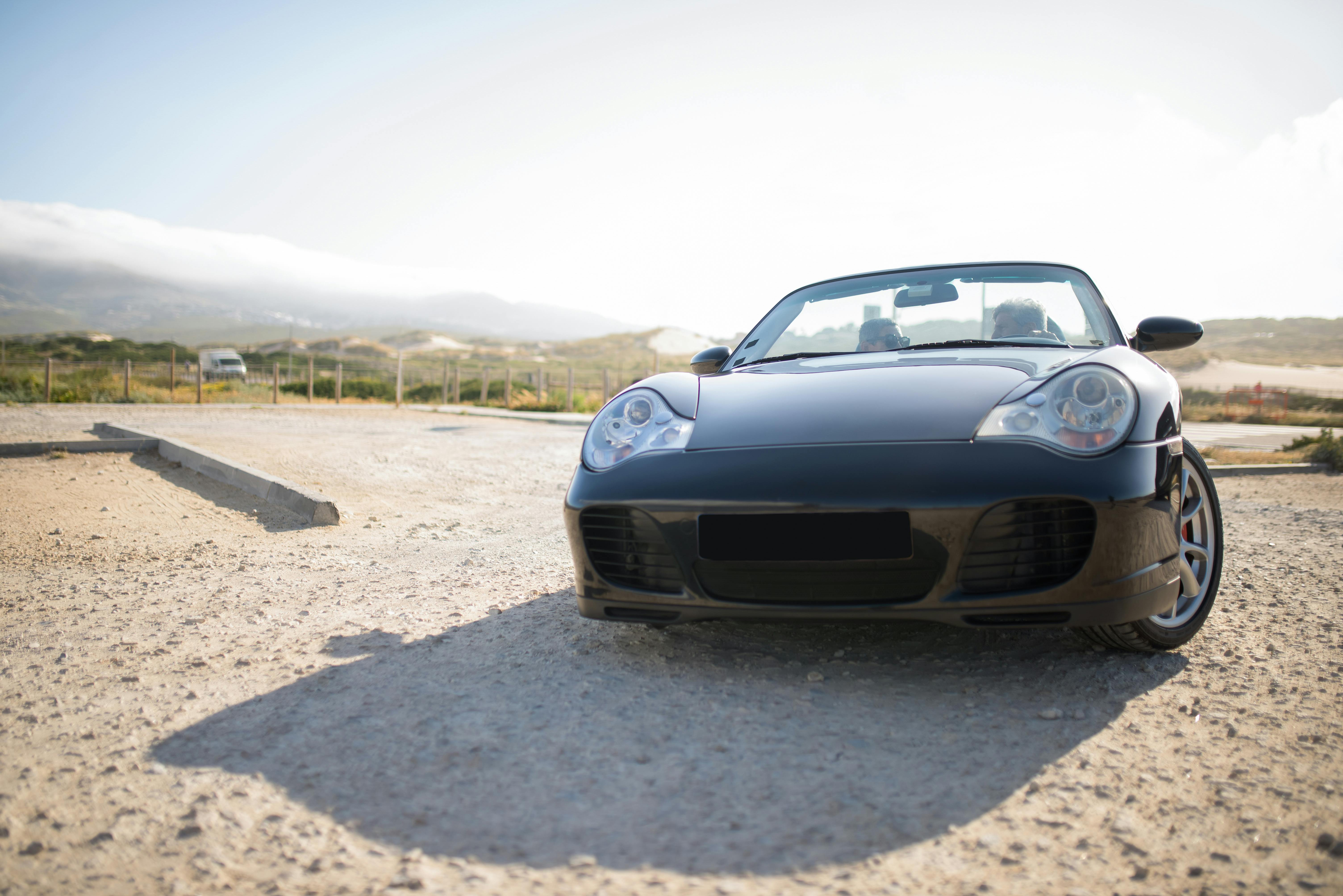 Silver Car on Road · Free Stock Photo