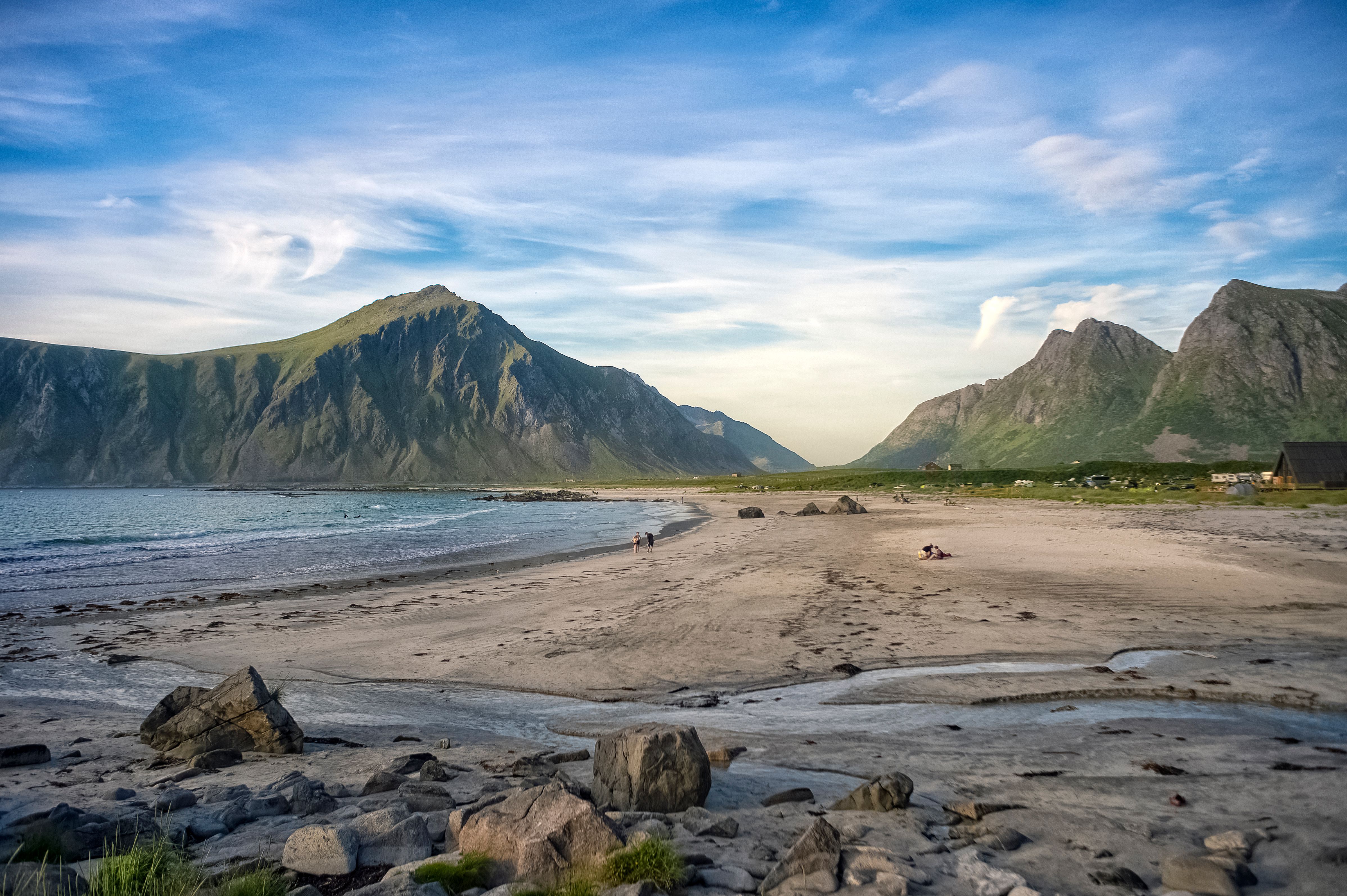 Seaside Rock Mountain Range