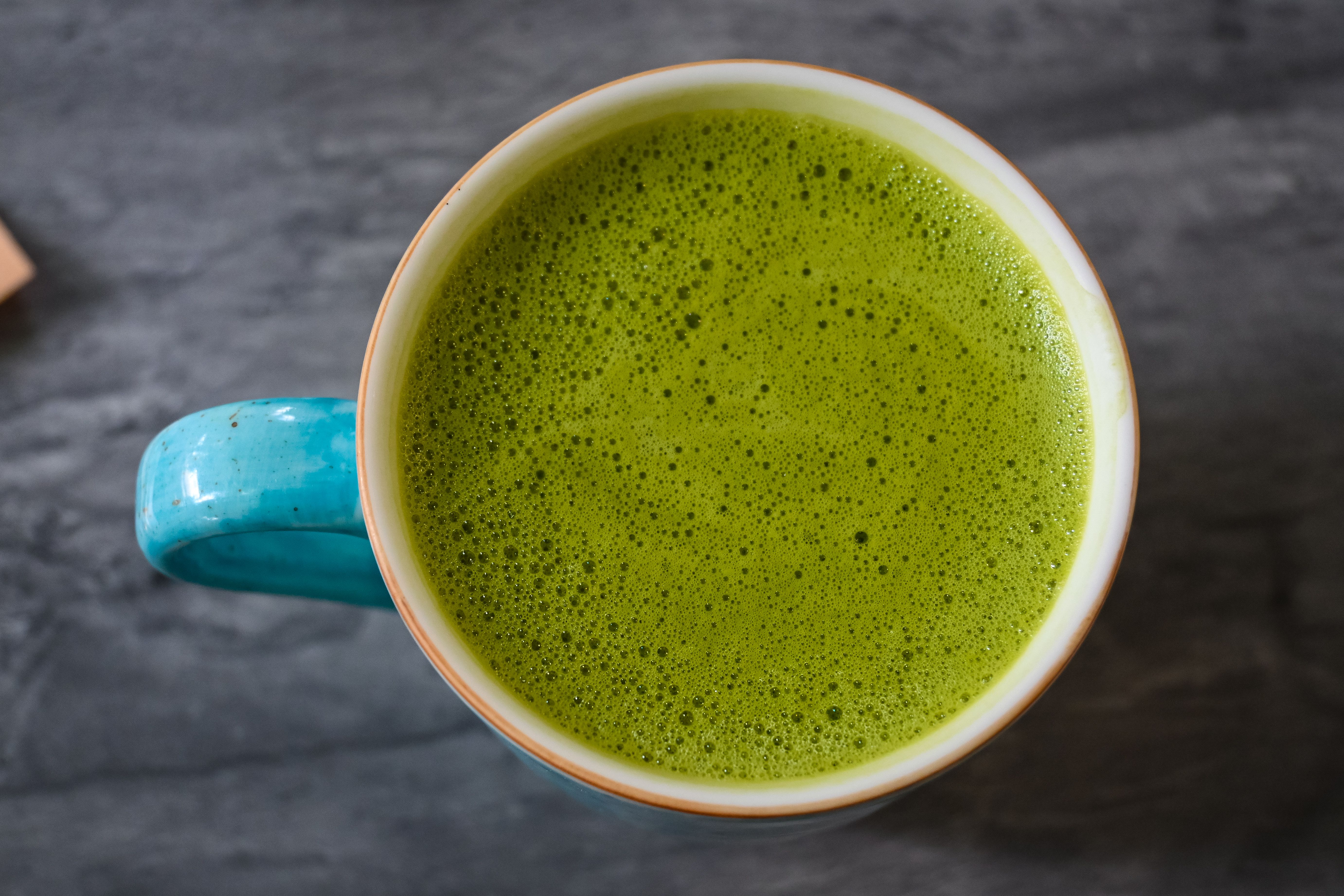Close-Up Photo of Glass of Matcha Drink · Free Stock Photo