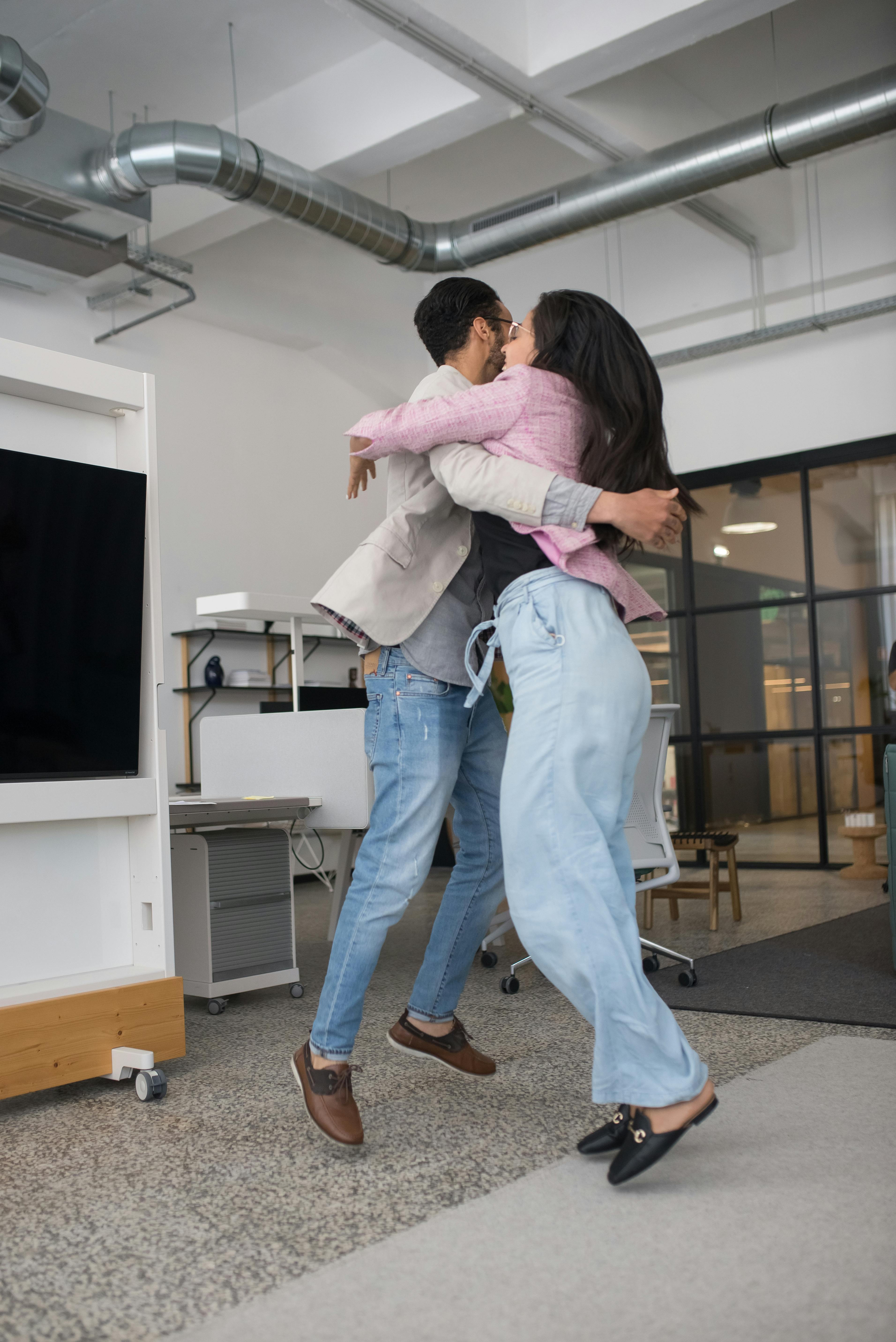 Man and Woman Hugging Each Other · Free Stock Photo