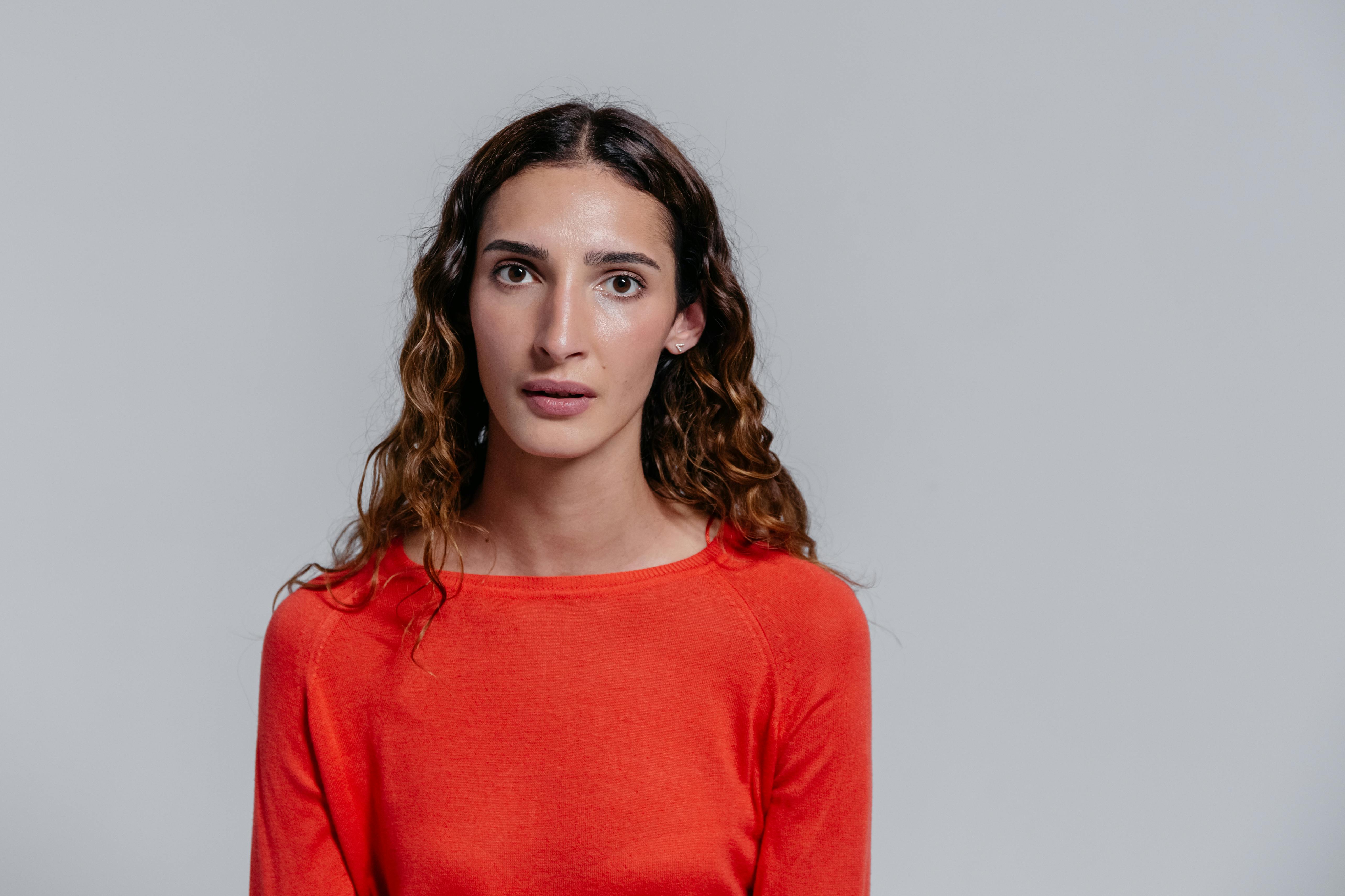 A Woman with a Blank Facial Expression · Free Stock Photo