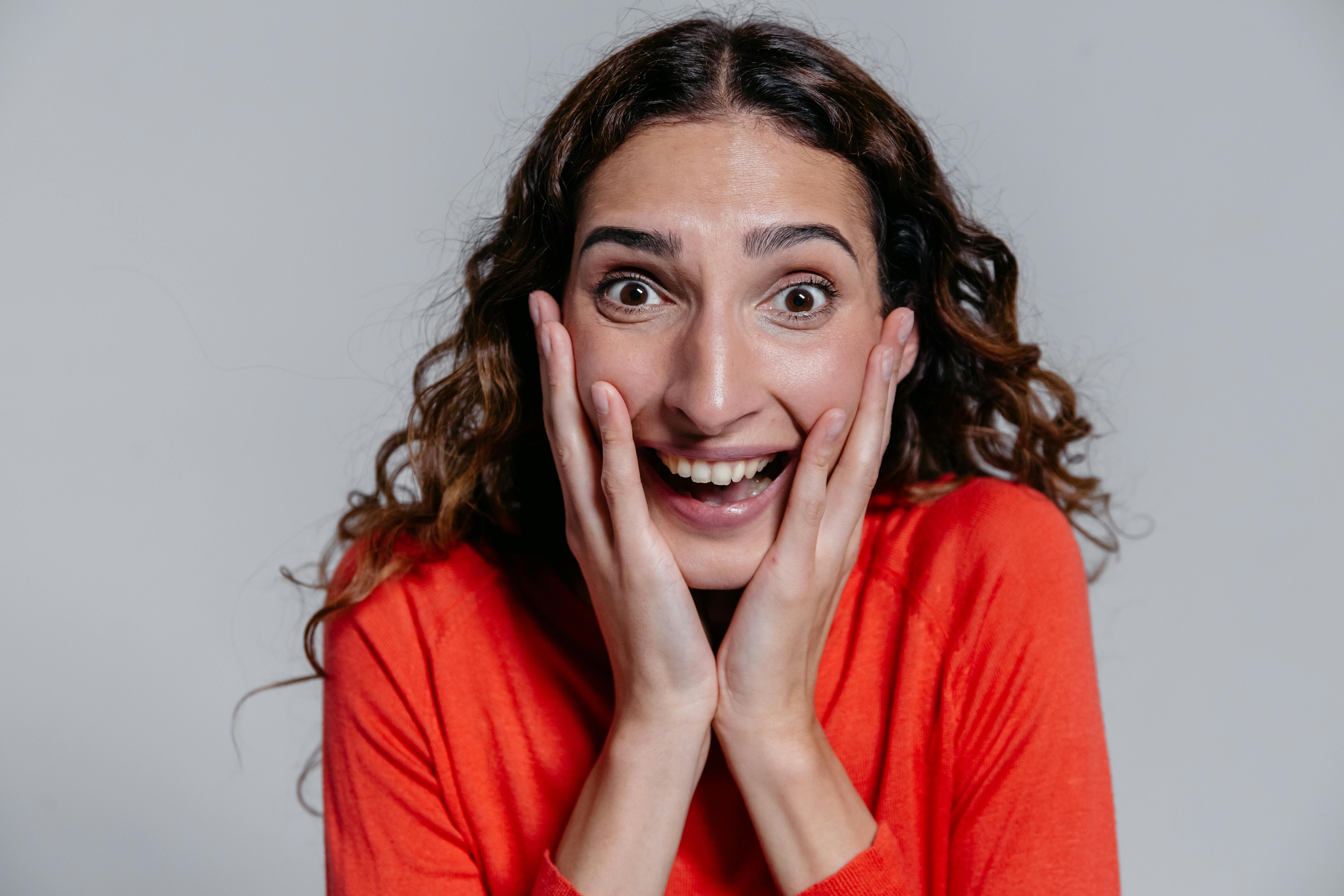 A Joyful Woman Smiling · Free Stock Photo