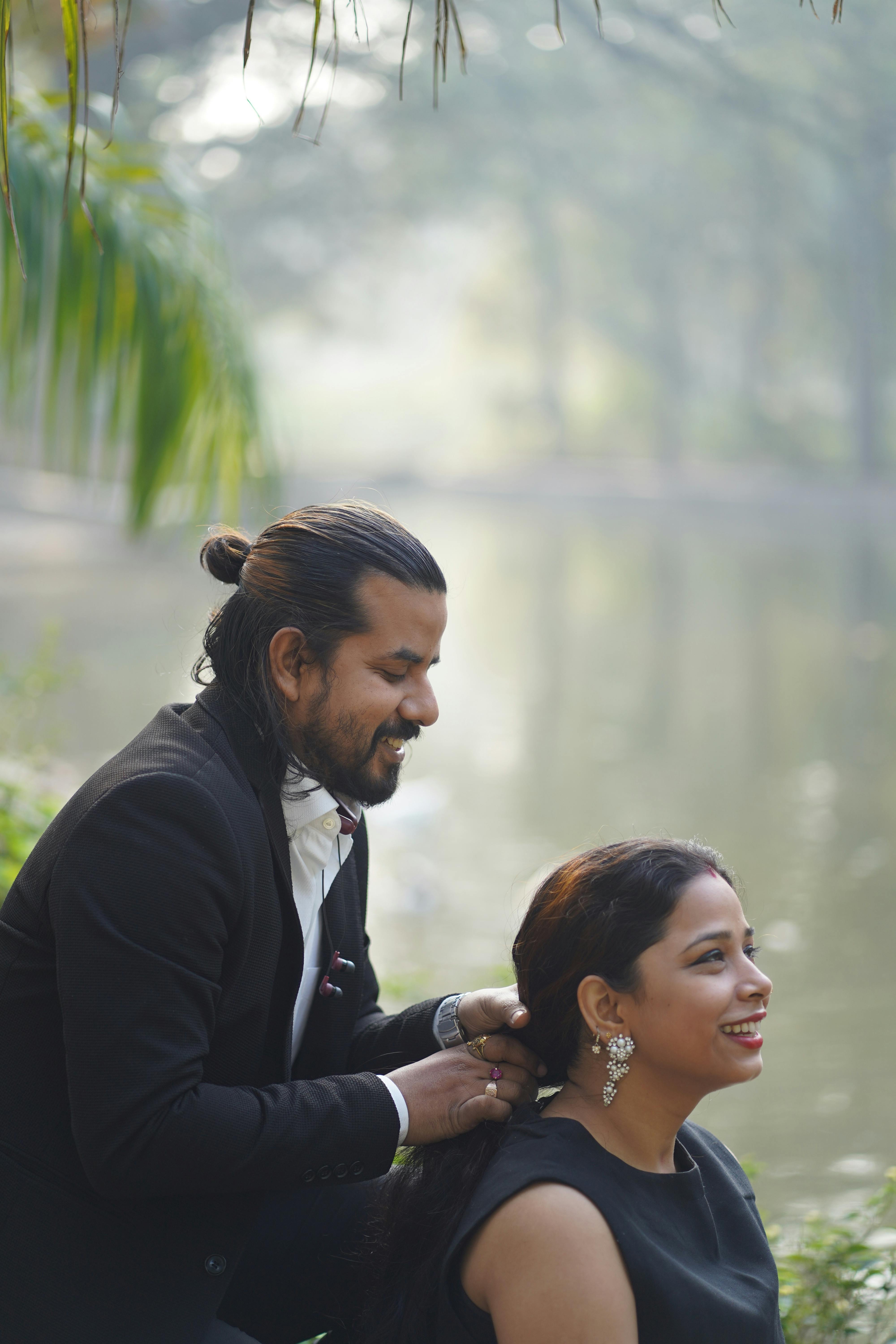 A Couple Wearing Traditional Clothes · Free Stock Photo
