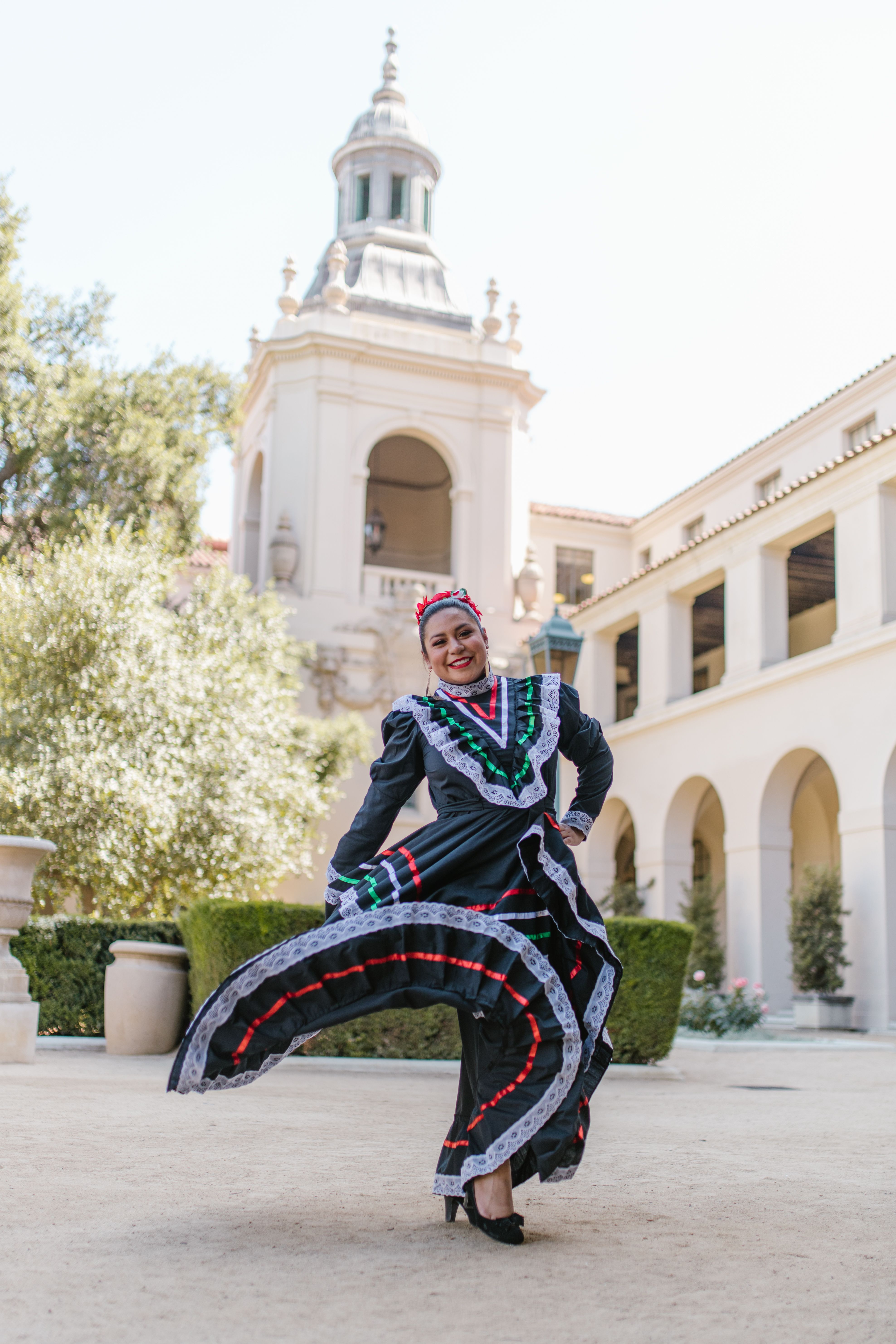 Woman Dancing During Traditional Mexican Festival · Free Stock Photo