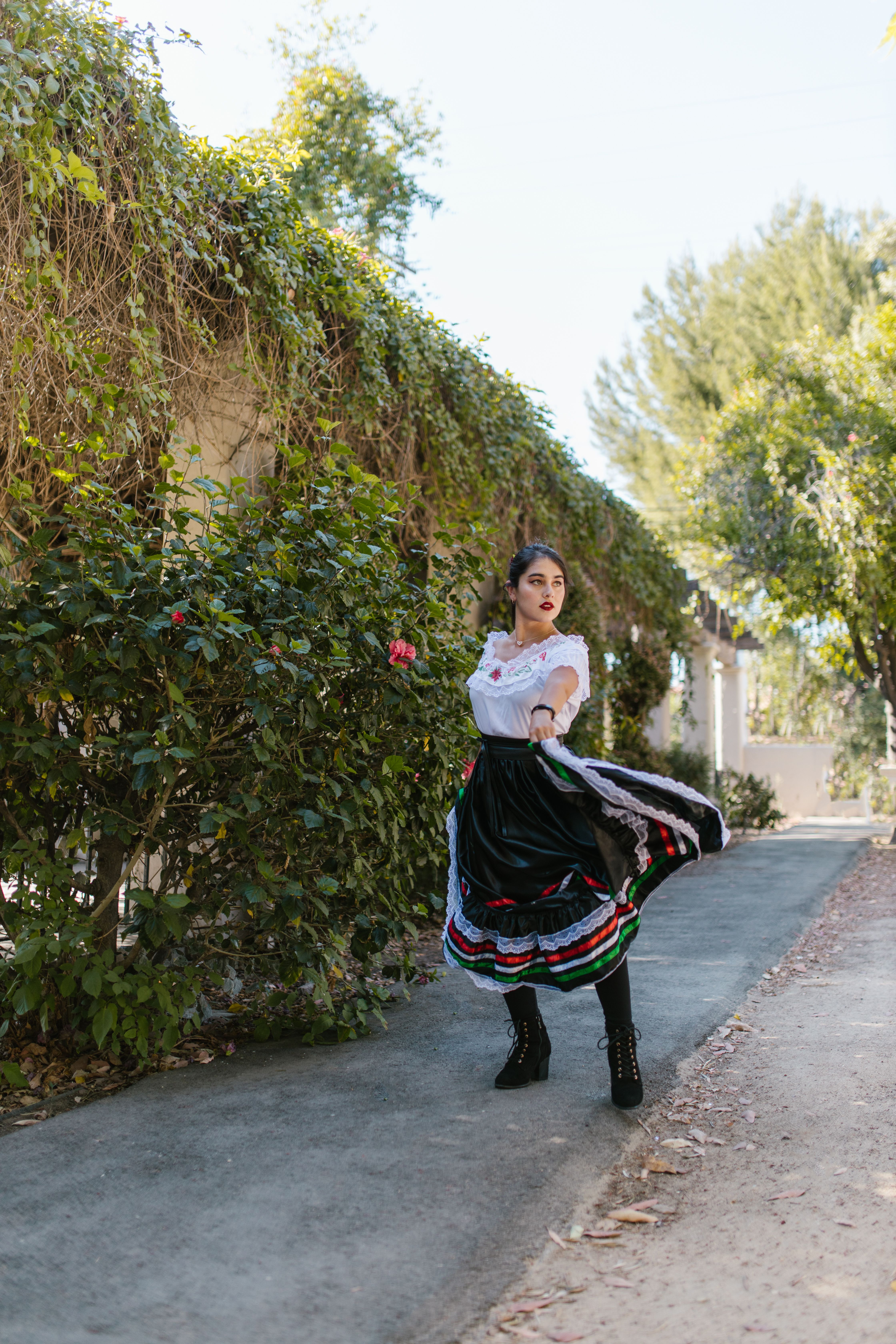 Woman Dancing During Traditional Mexican Festival · Free Stock Photo