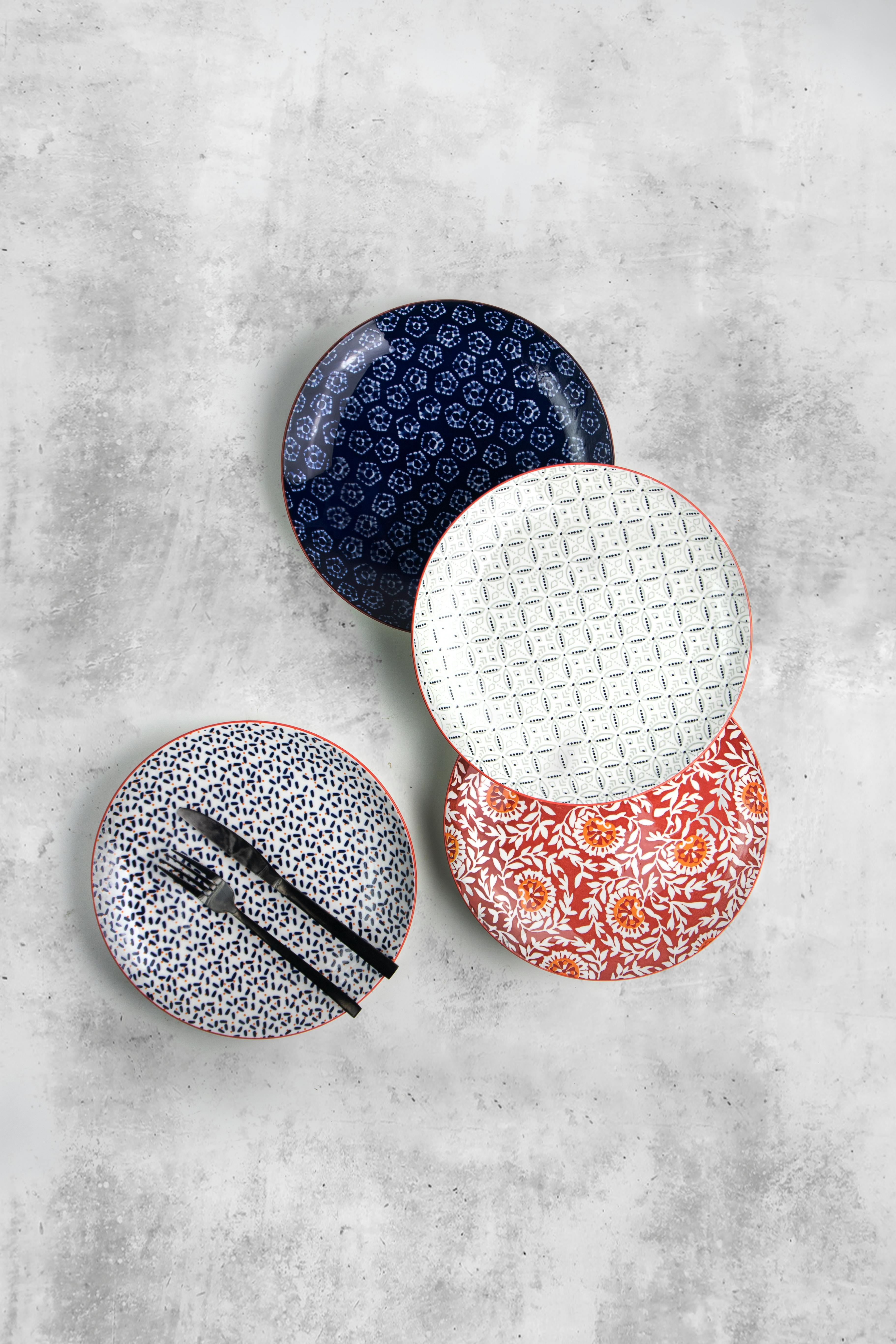 Tow View of Boho Style Plates · Free Stock Photo