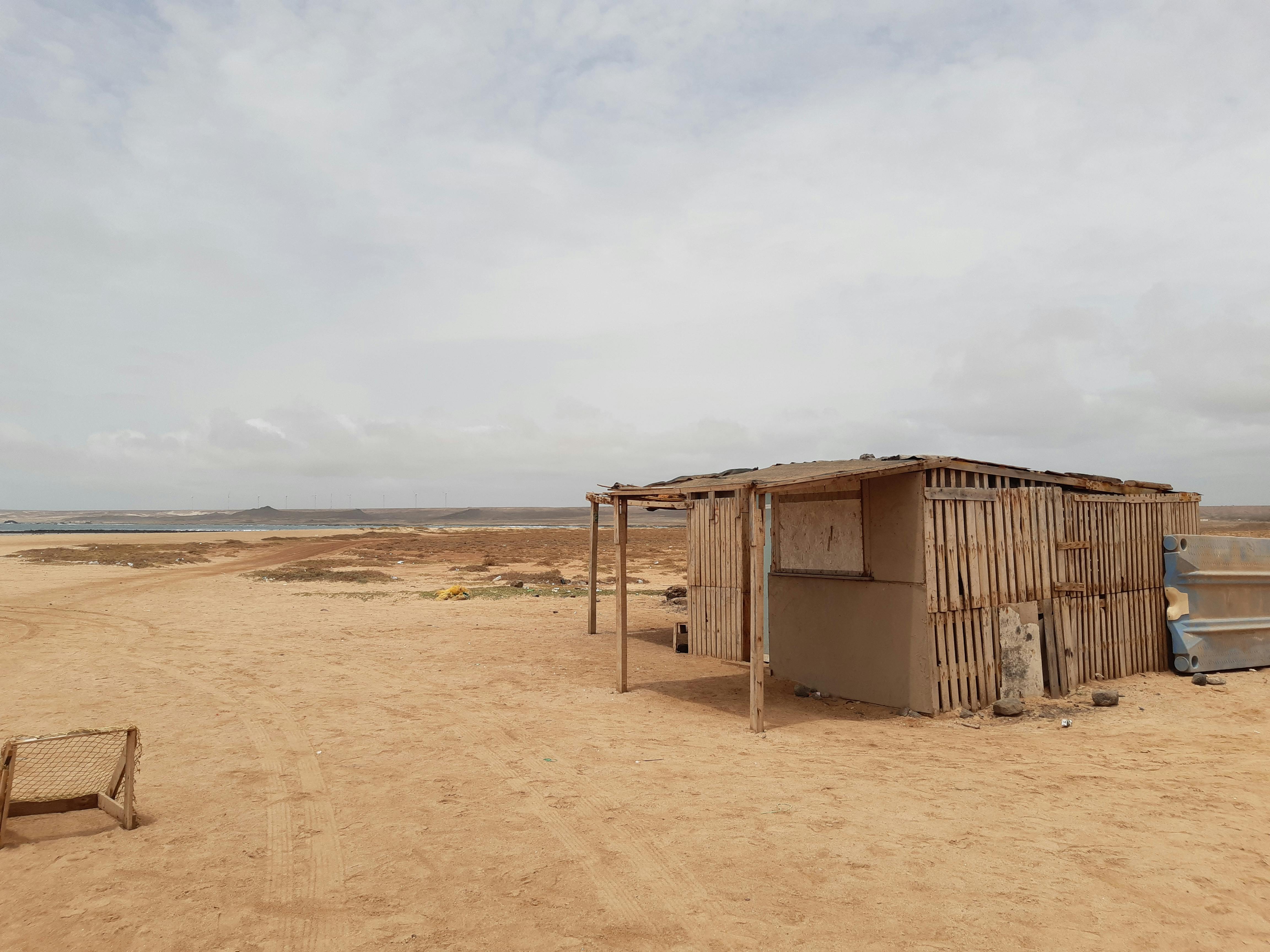Empty Wooden Hut on a Desert · Free Stock Photo