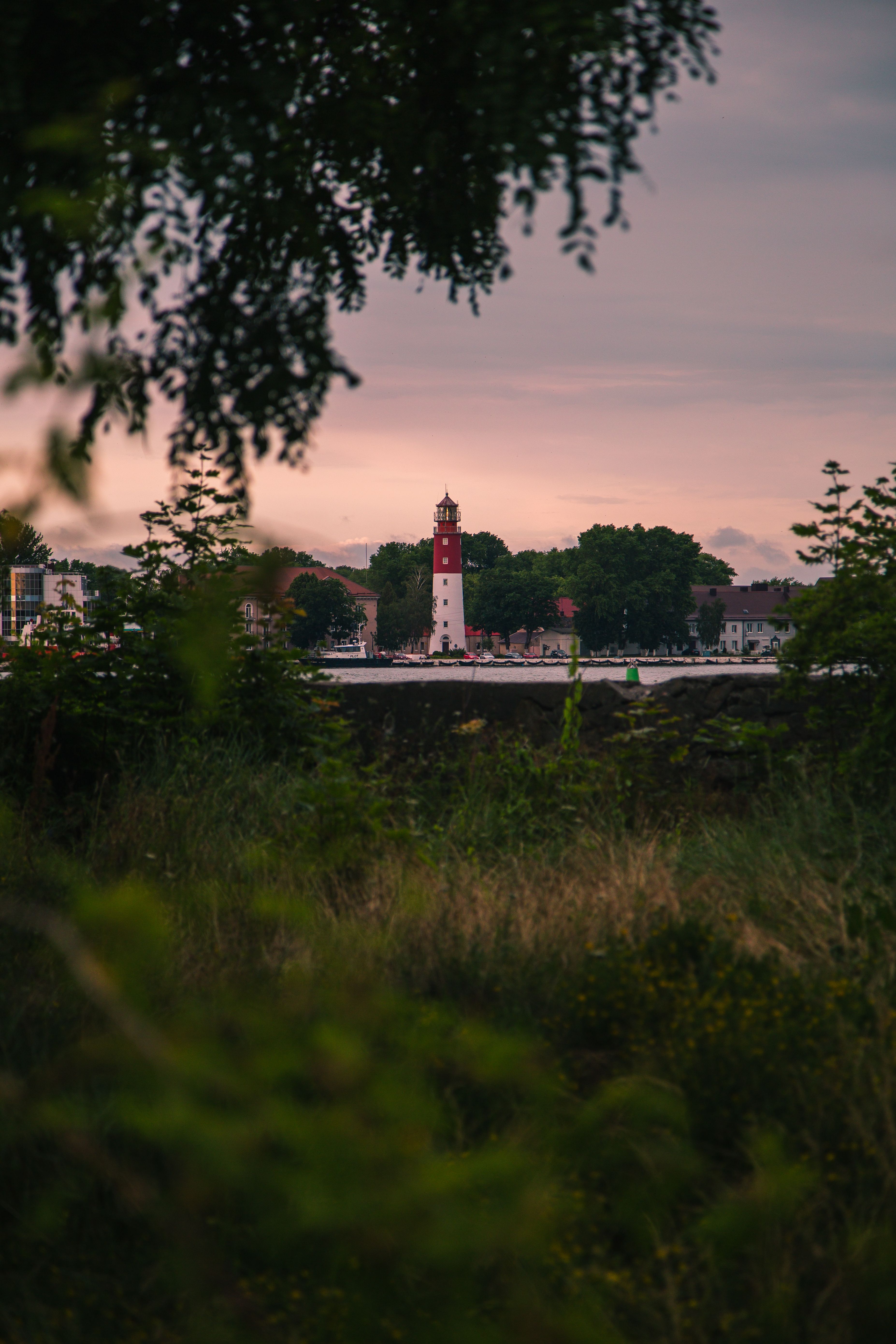 Lighthouse in Green Nature Landscape · Free Stock Photo
