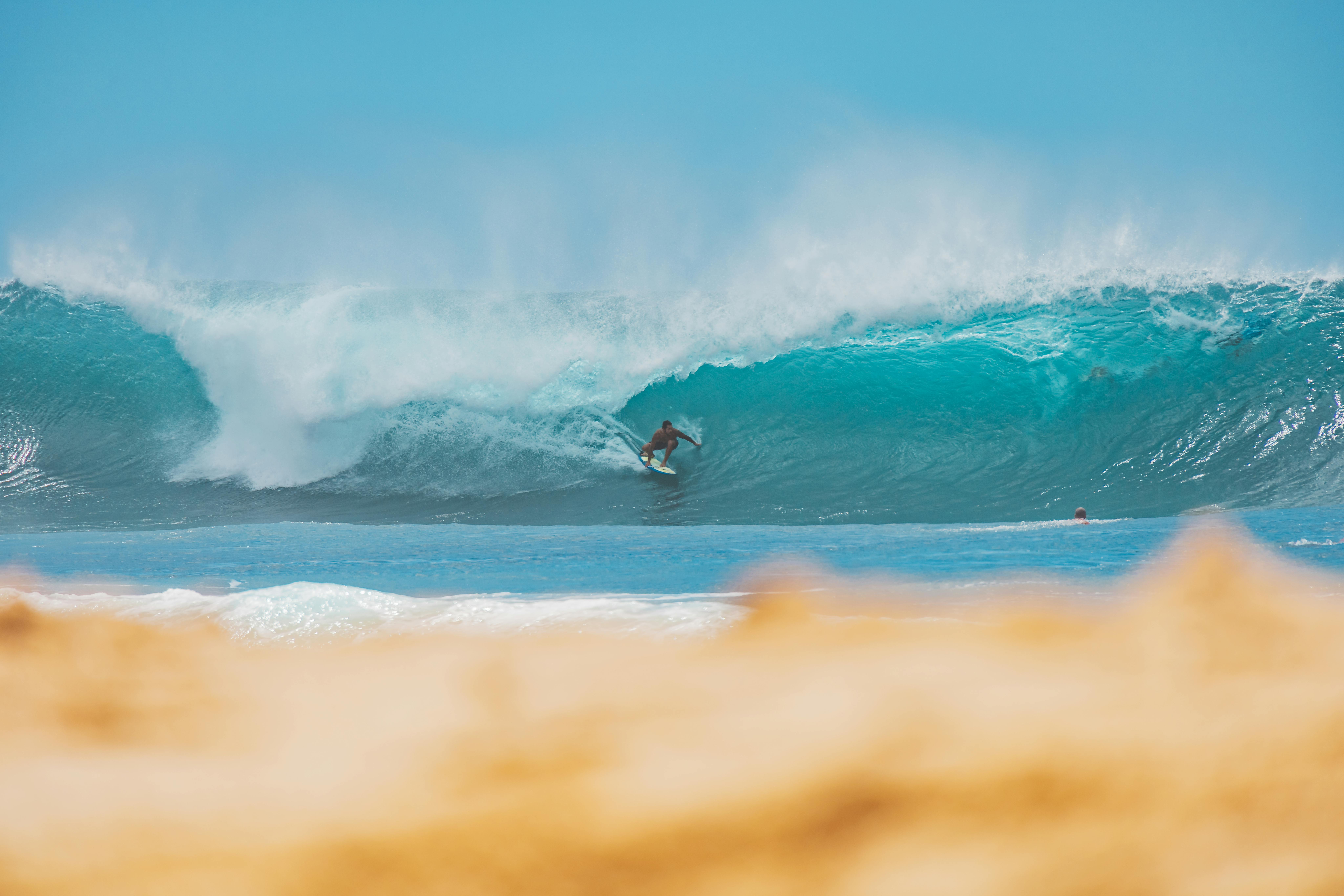 Ocean Wave at Blue Hour · Free Stock Photo